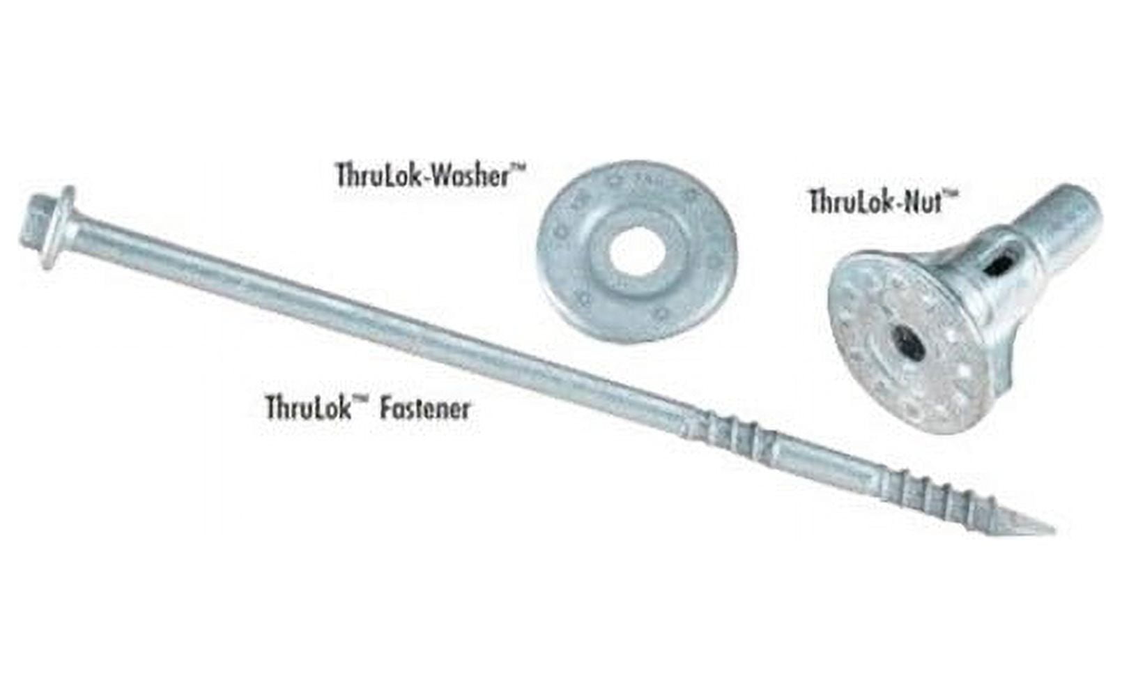 Fastenmaster 5000258 No.14 Hex Head Galvanized Carbon Steel Wood Screws ...
