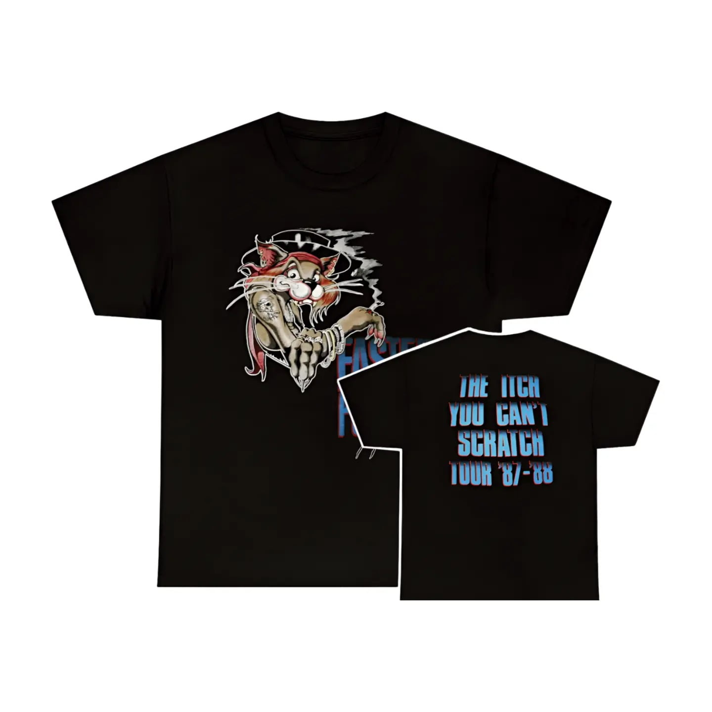 Faster Pussycat 1987 88 The Itch You Cant Scratch Tour T Shirt