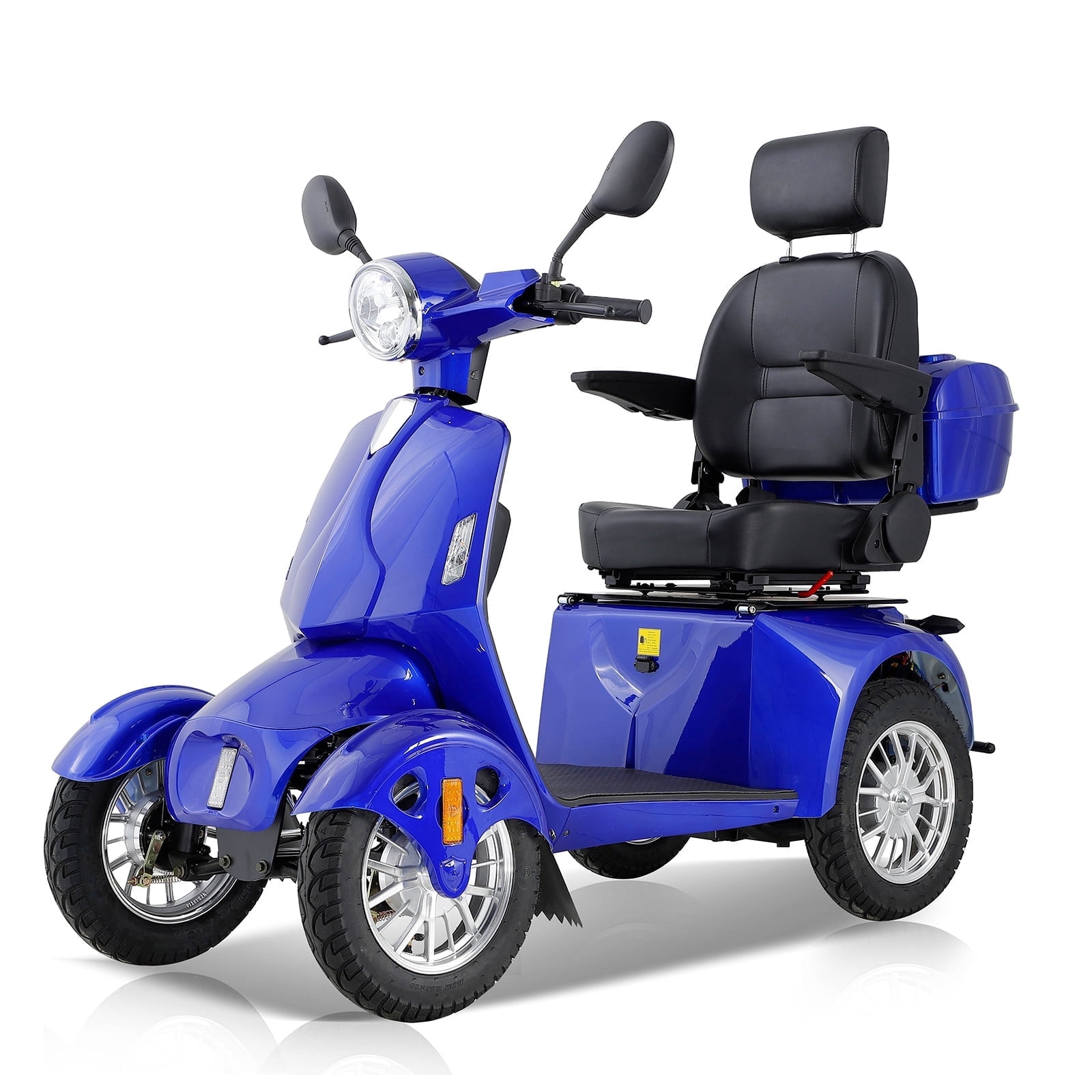 Leadzm Secure Foldable 4-Wheel Mobility Scooter with Charger, - Walmart.com