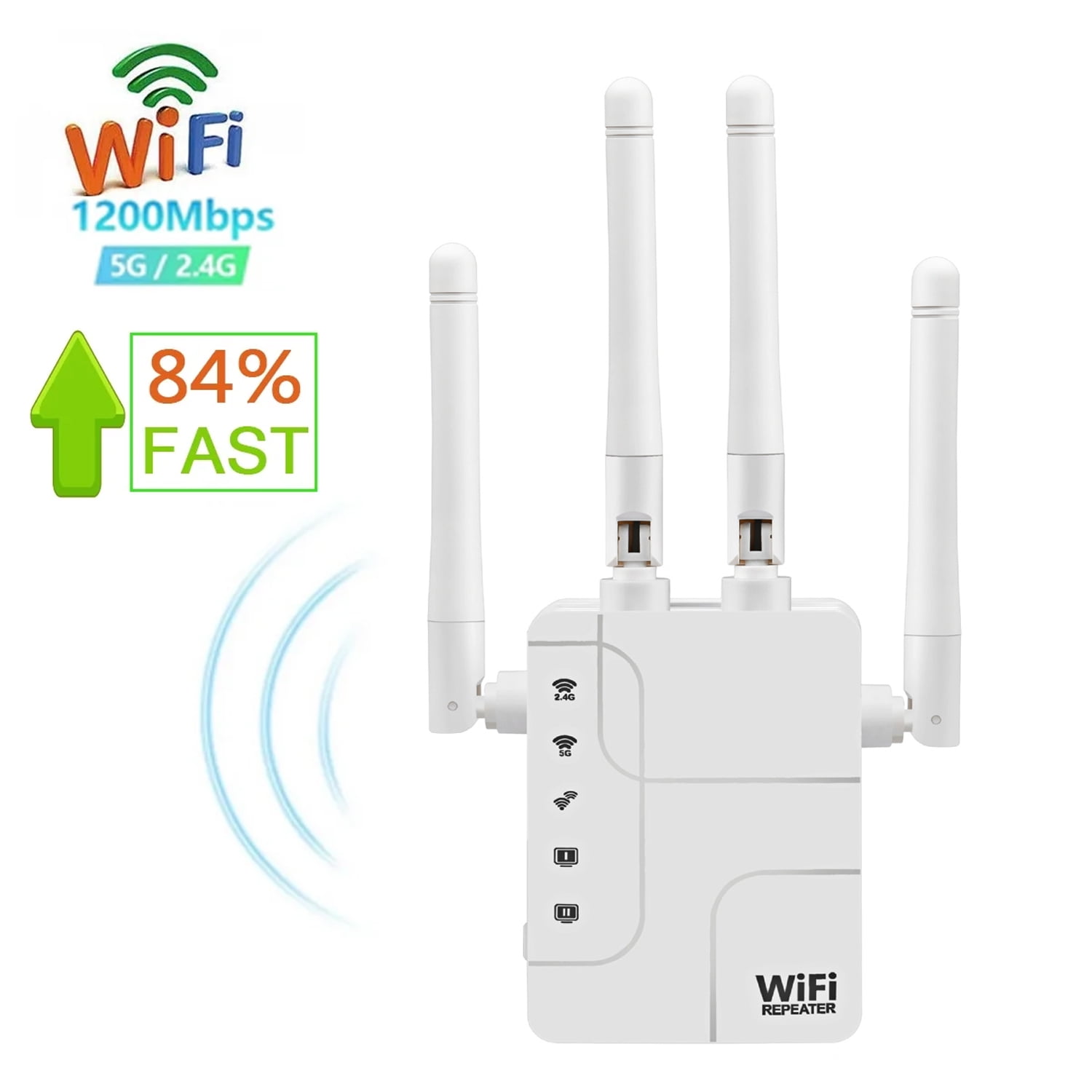 Fastest WiFi Extender,2024 Newest Signal Booster Range up to 9999sq ...
