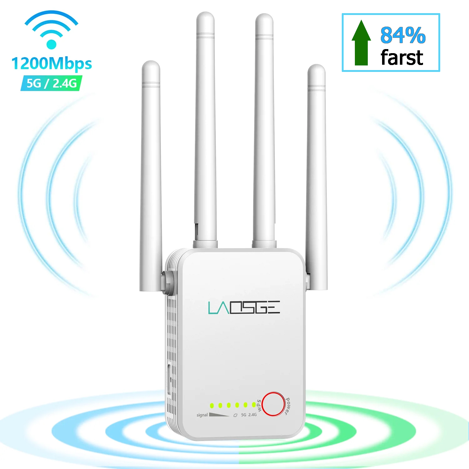 WiFi Extender WiFi Booster Indoor/Outdoor Repeater Signal Booster ...