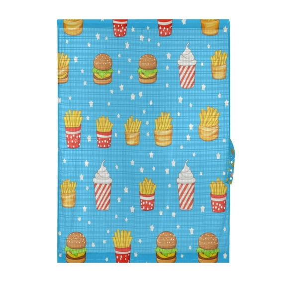 Fastfood Pattern Design Door Curtain Blackout Thermal Insulated Door ...