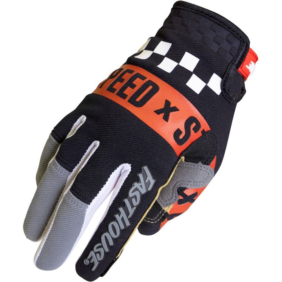 Fasthouse Speed Style Domingo Gloves (Medium, Gray/Black) - Walmart.com