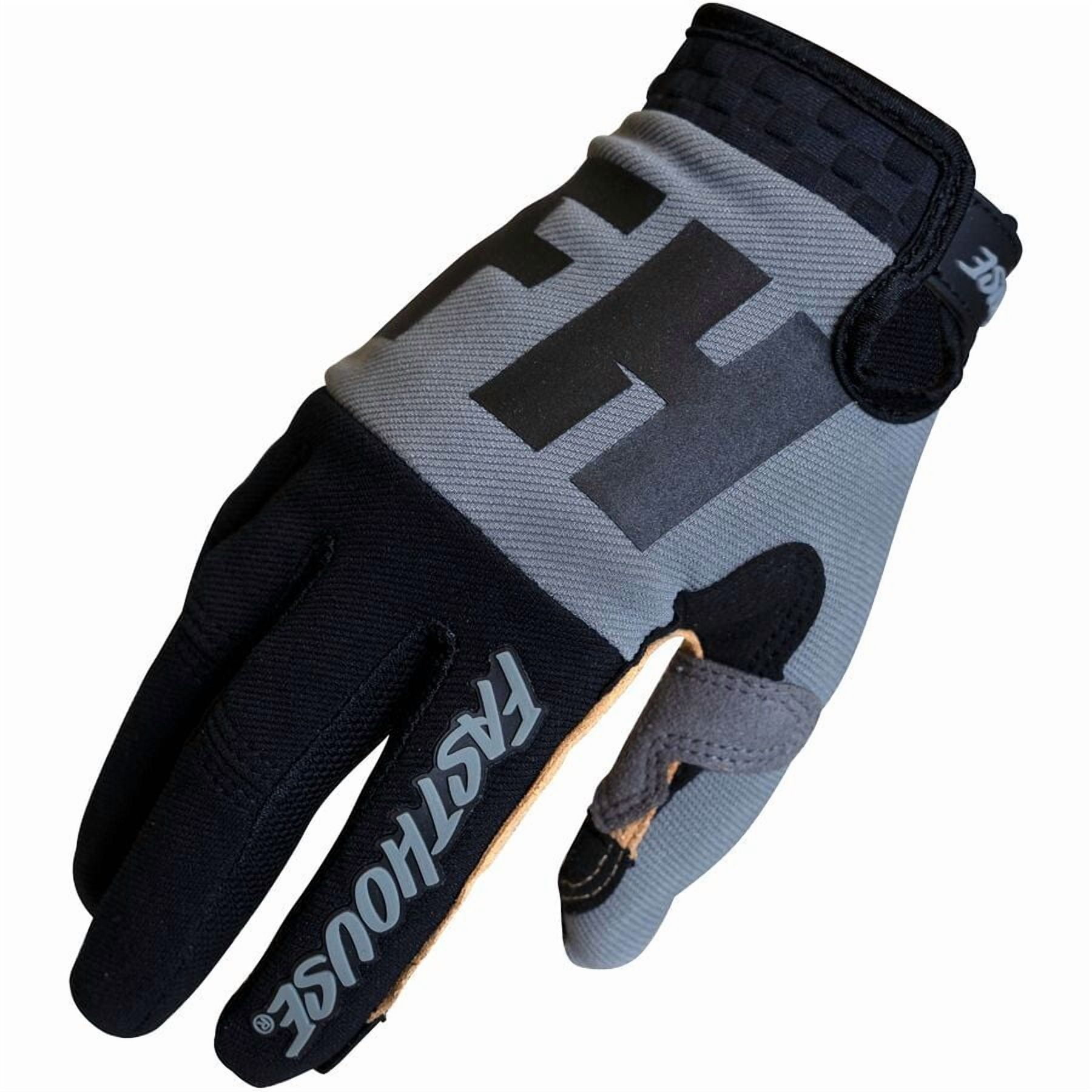 Fasthouse Speed Style Remnant Gloves (Small, Gray/Black) - Walmart.com