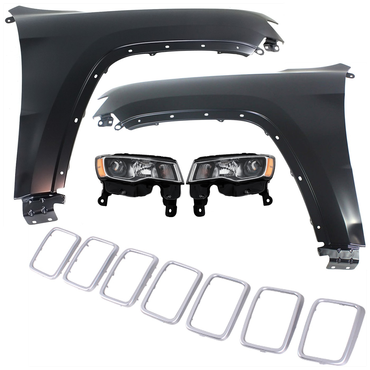 Fastrak Replacement Headlights - for Jeep for Grand for Cherokee 2022 ...