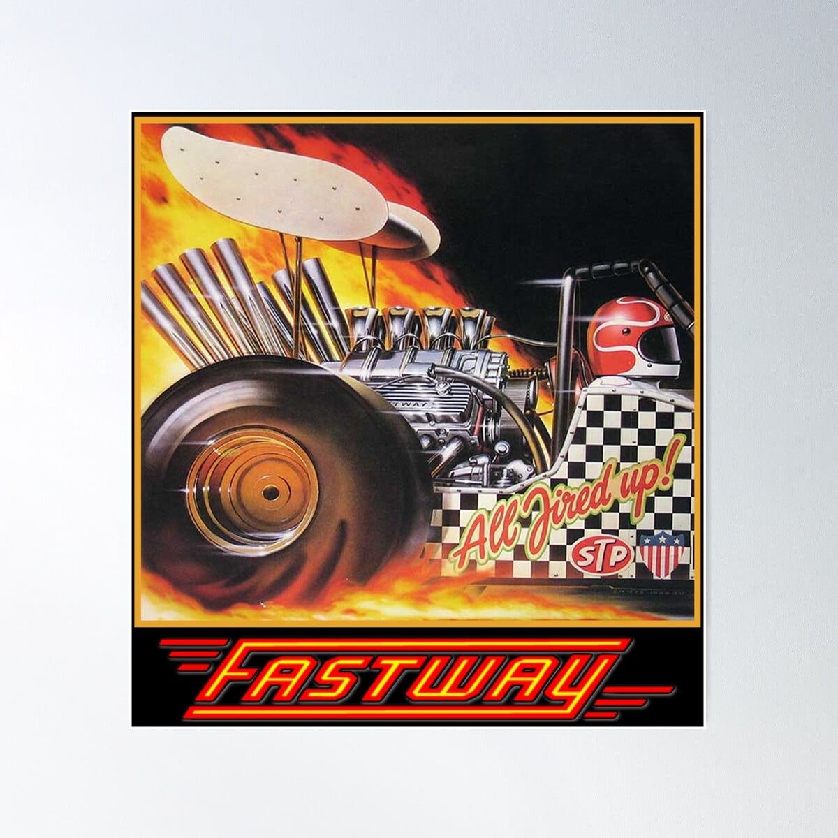 Fastway Band Poster Wall Art, Modern Wall Decor For Living Room Bedroom ...