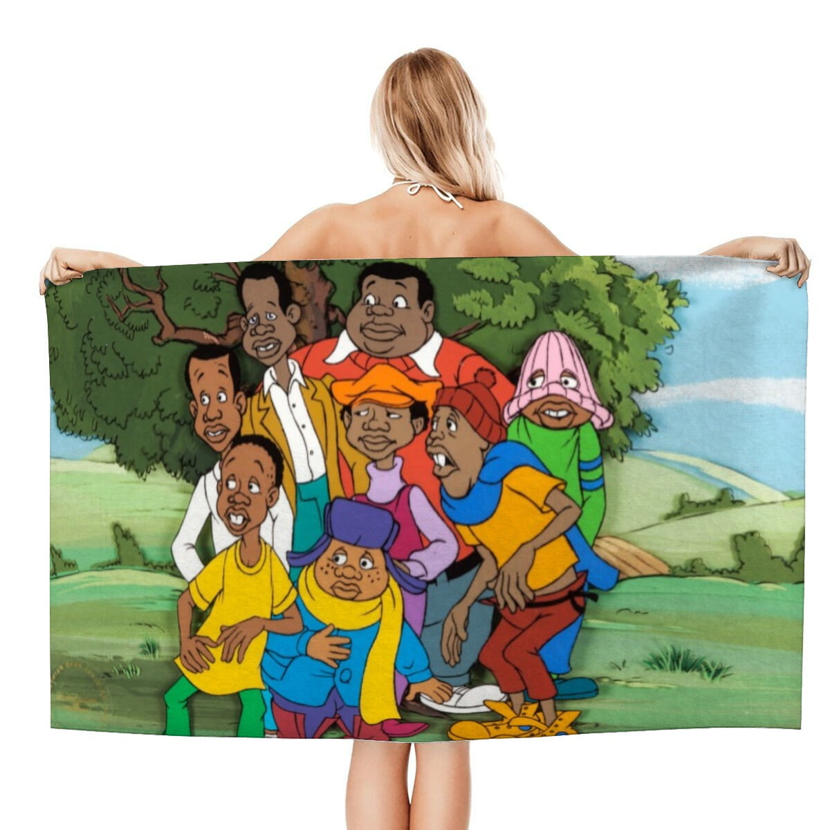 Fat Albert and the Cosby Kids-theme Gifts Quick-dry Beach Towel for Women Girl Birthday Inspired ...