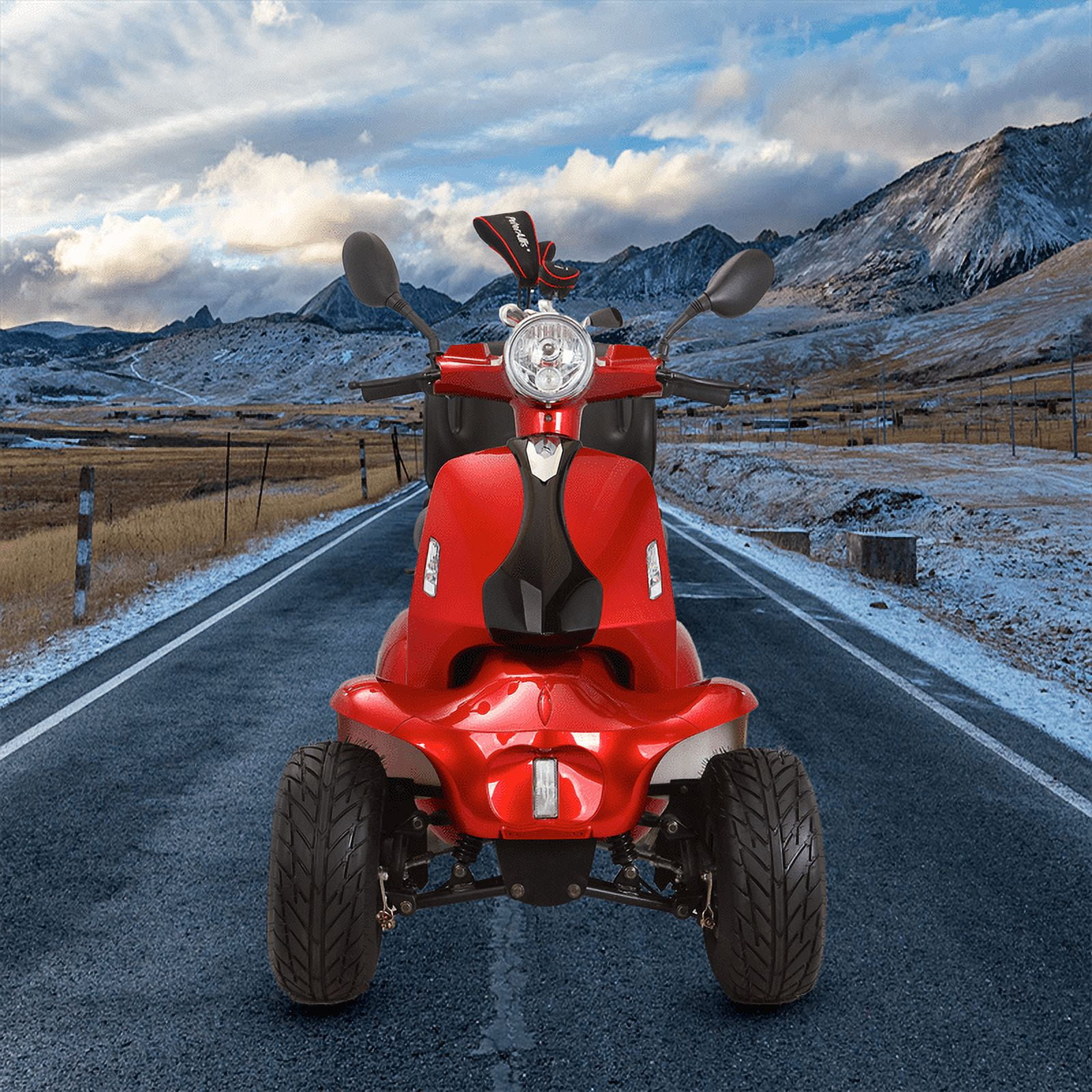 Heavy Duty 4-Wheel Mobility Scooter for Adults - 500lbs Capacity, All ...