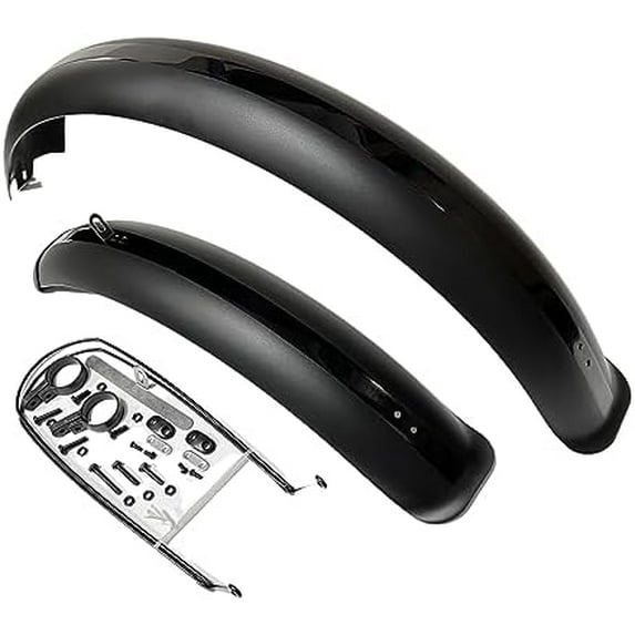 Fat Bike Fender Set Front Rear Mudguards MTB Off-Road Fat Tire Bikes ...
