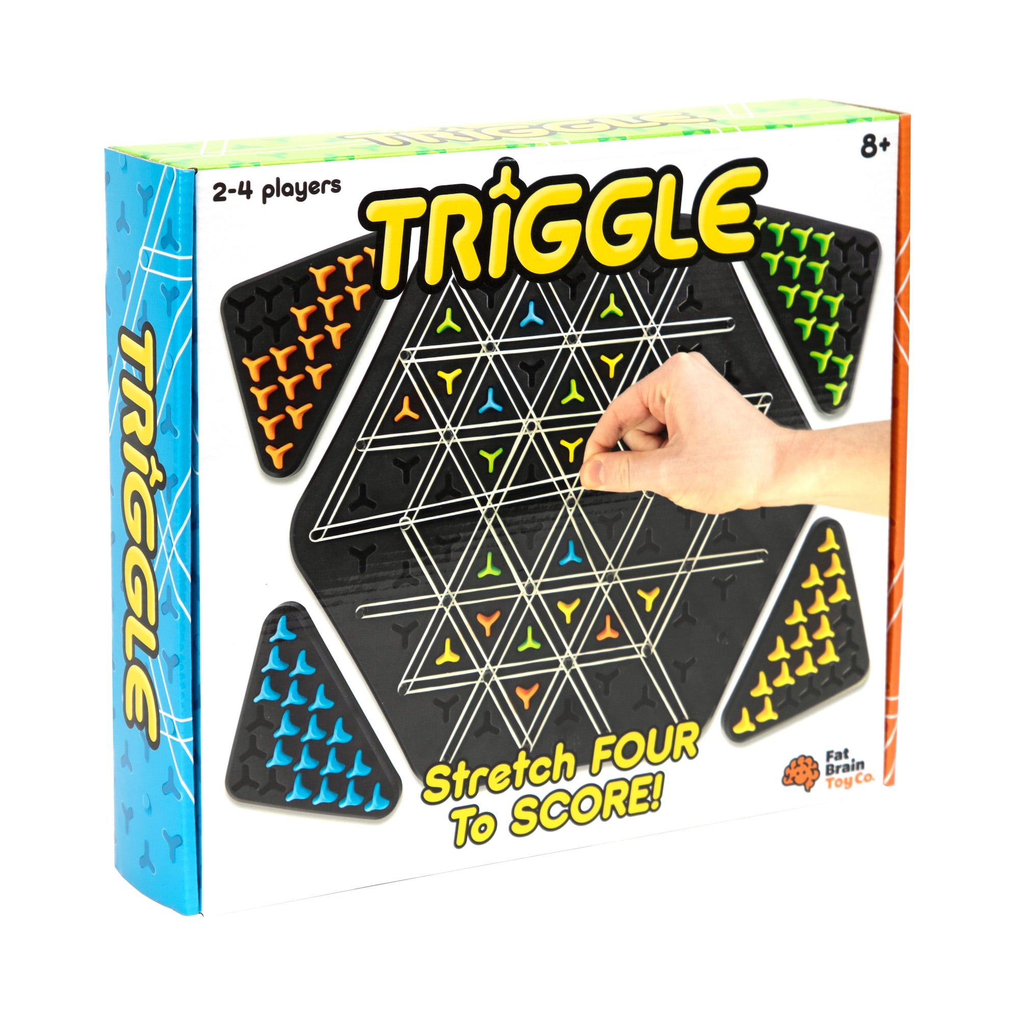 Triggle: Strategic Rubber Band Stretching Game for 2-4 Players, Ages 8+ - Walmart.com