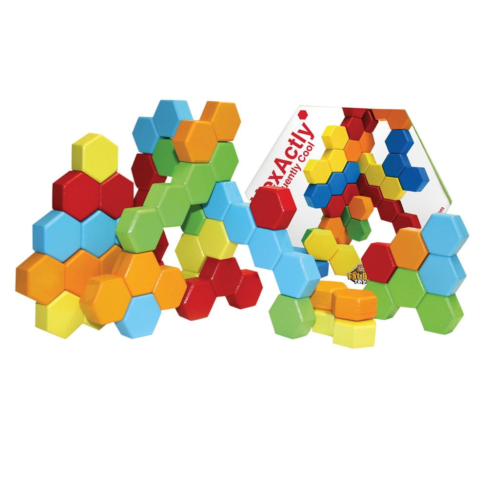 Fat Brain Toys Hexactly Kids' Pattern and Puzzle Game - Walmart.com