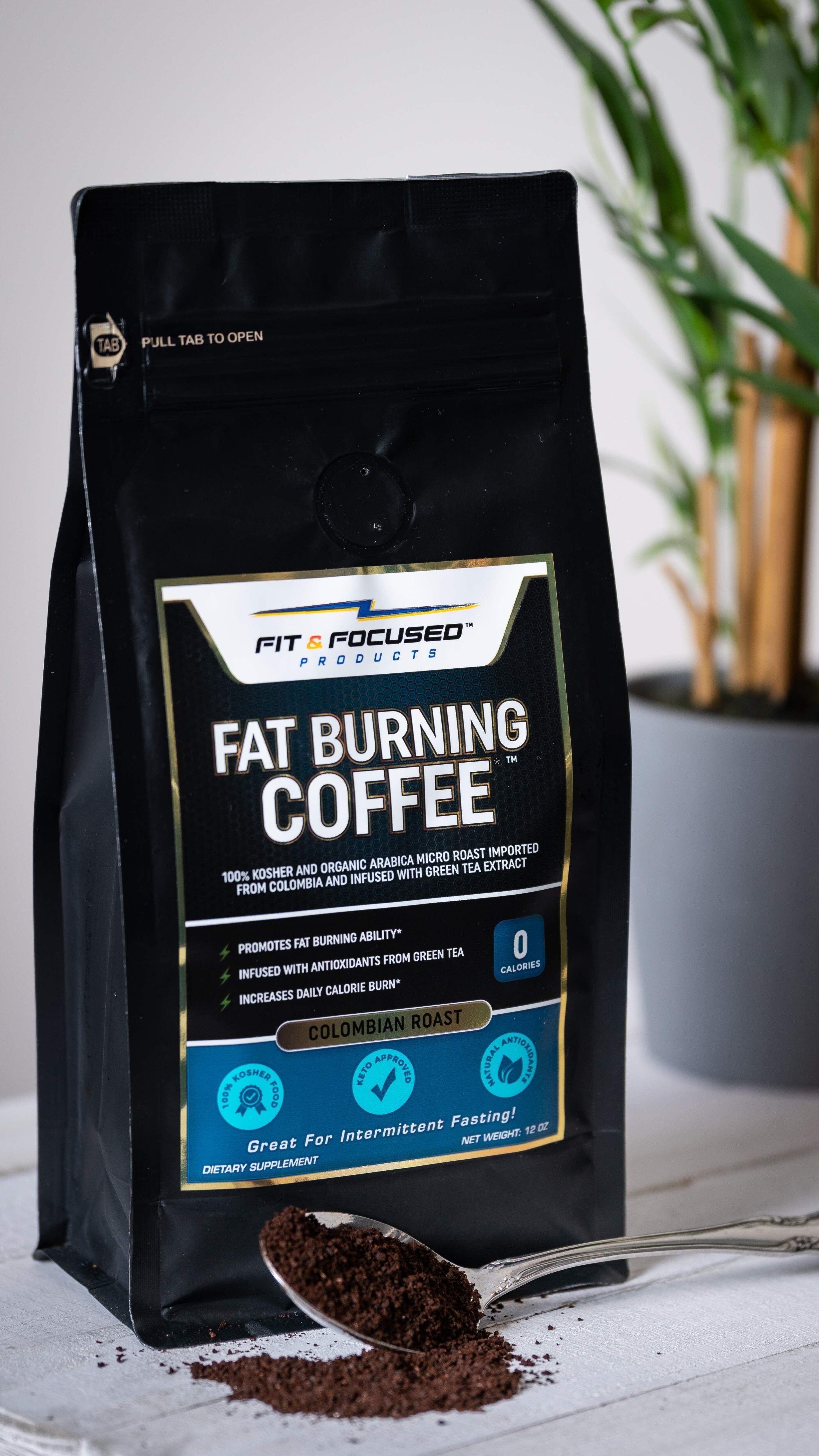 Fat Burning Coffee - Keto Coffee Infused With Green Tea Extract, 10 oz ...