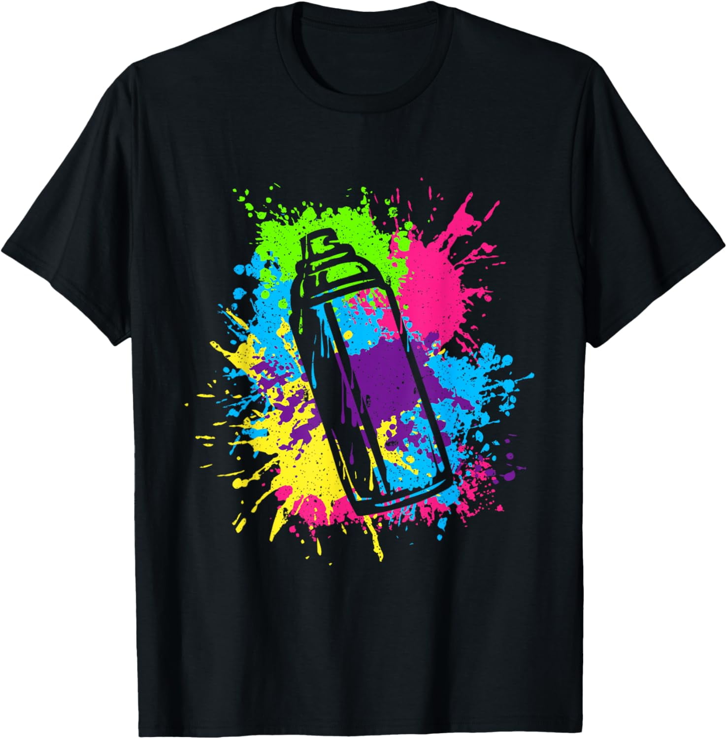 Fat Cap Graffiti Graphic Spray Paint Cans Street Art Artist T-Shirt ...
