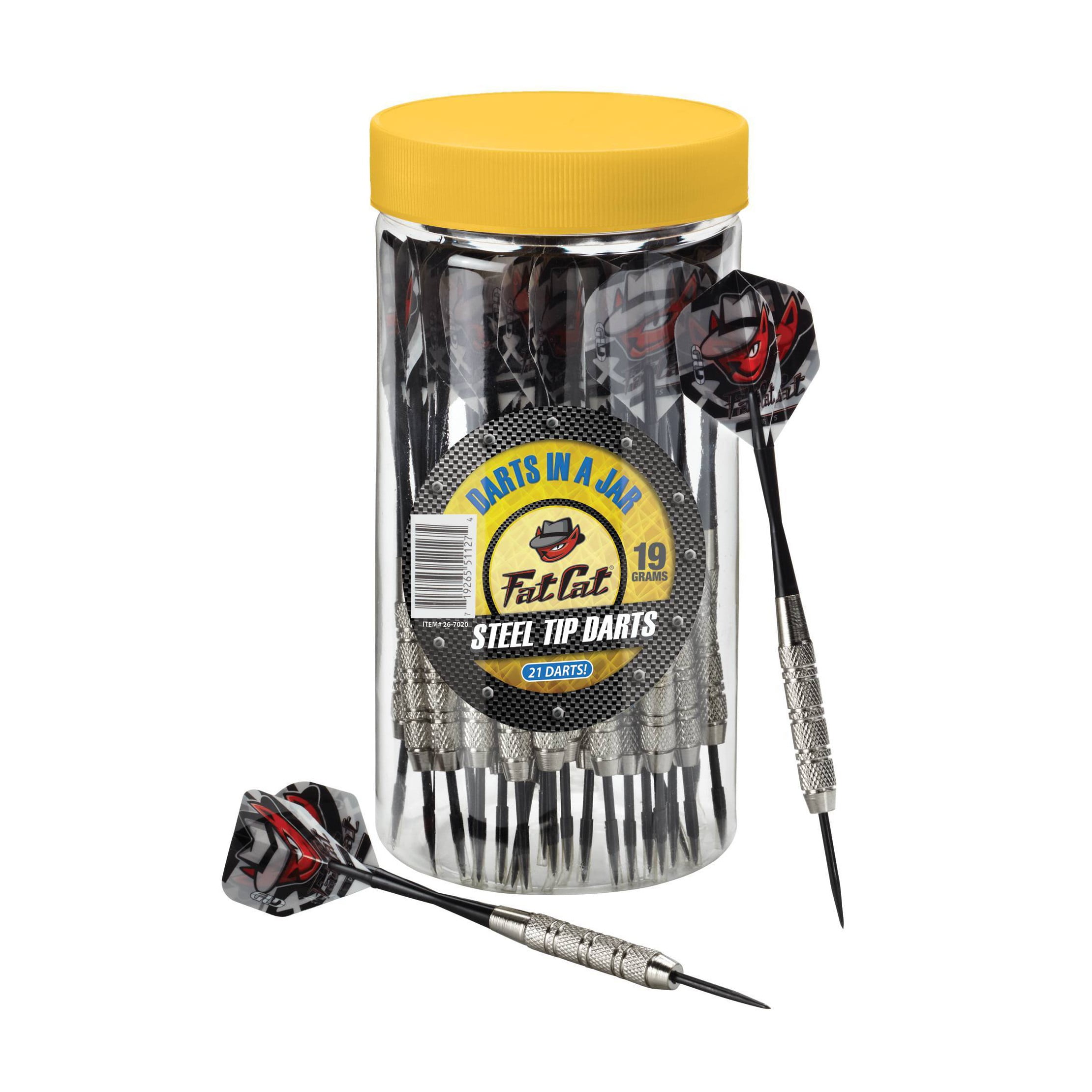 Fat Cat Darts in a Jar Steel Tip - 20gms - Walmart.com