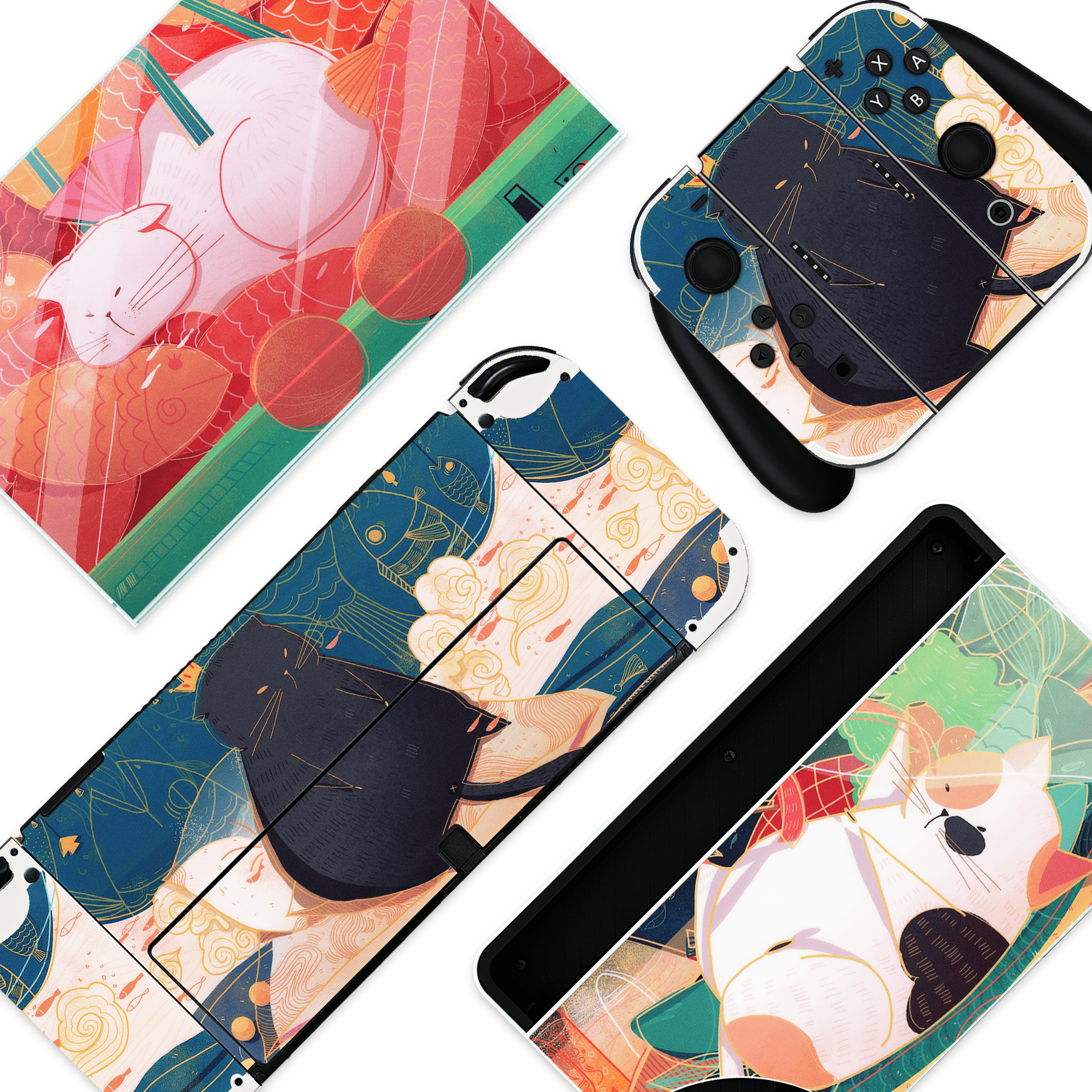 Fat Cats Skin - Cat Nintendo Switch Lite OLED Wrap - Walmart.com