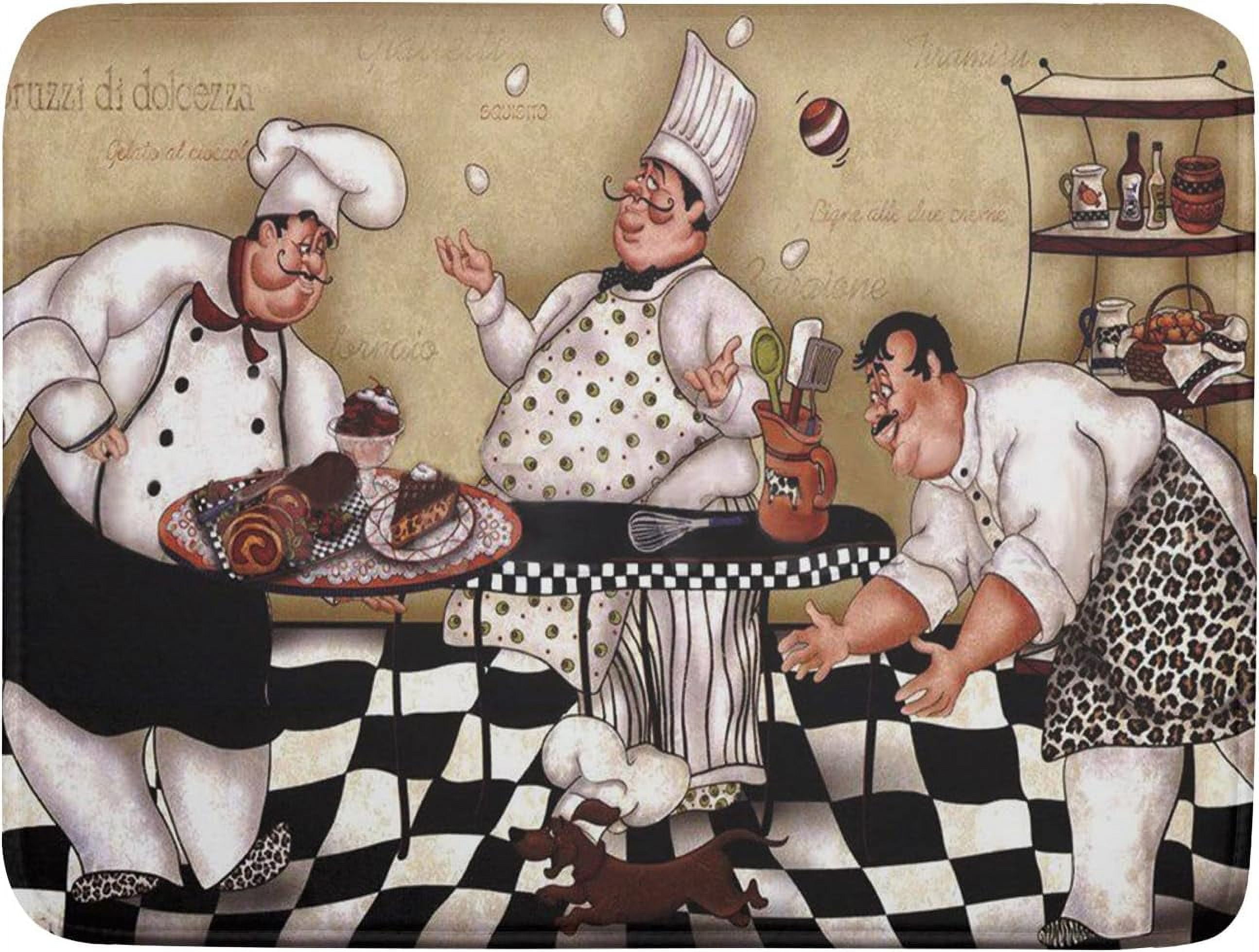 Fat Chef Dish Drying Mat For Kitchen Counter 18x24 Inch Microfiber ...