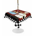 Fat Chef Square Outdoor Tablecloth, Waterproof Table Cloth Cover with ...