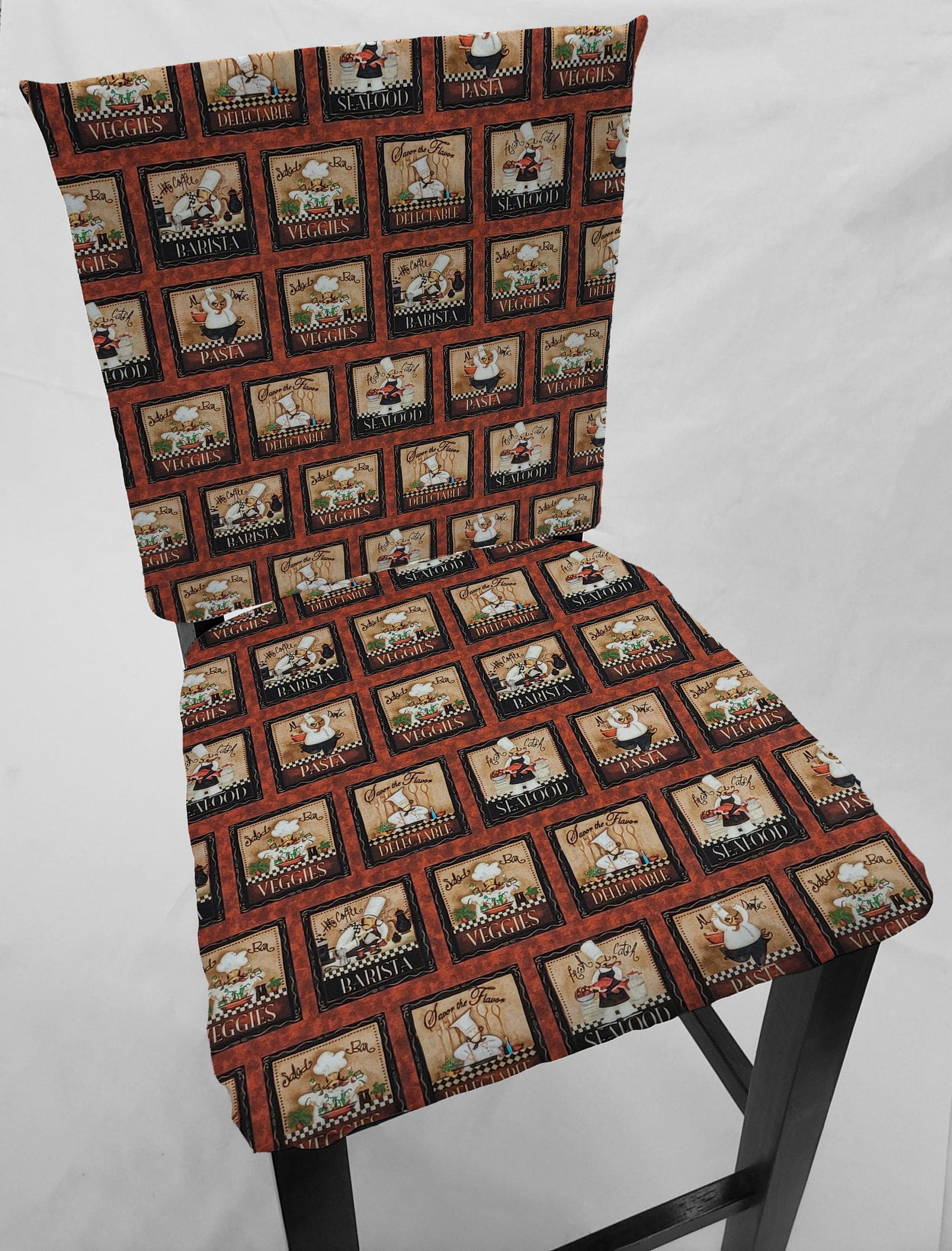 Fat Chefs Dining Room Chair Back Covers or Seat Covers by Penny's ...