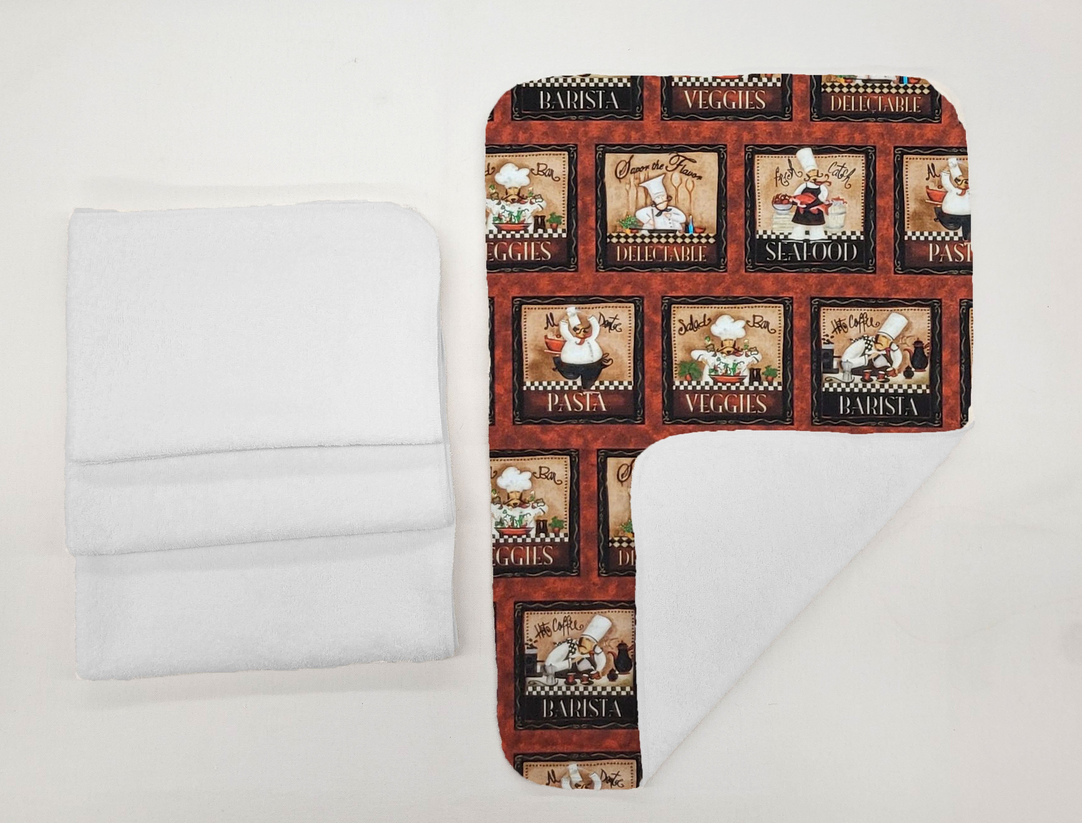 Fat Chefs Hand Towels (Set of 4) by Penny's Needful Things (Towel Color ...