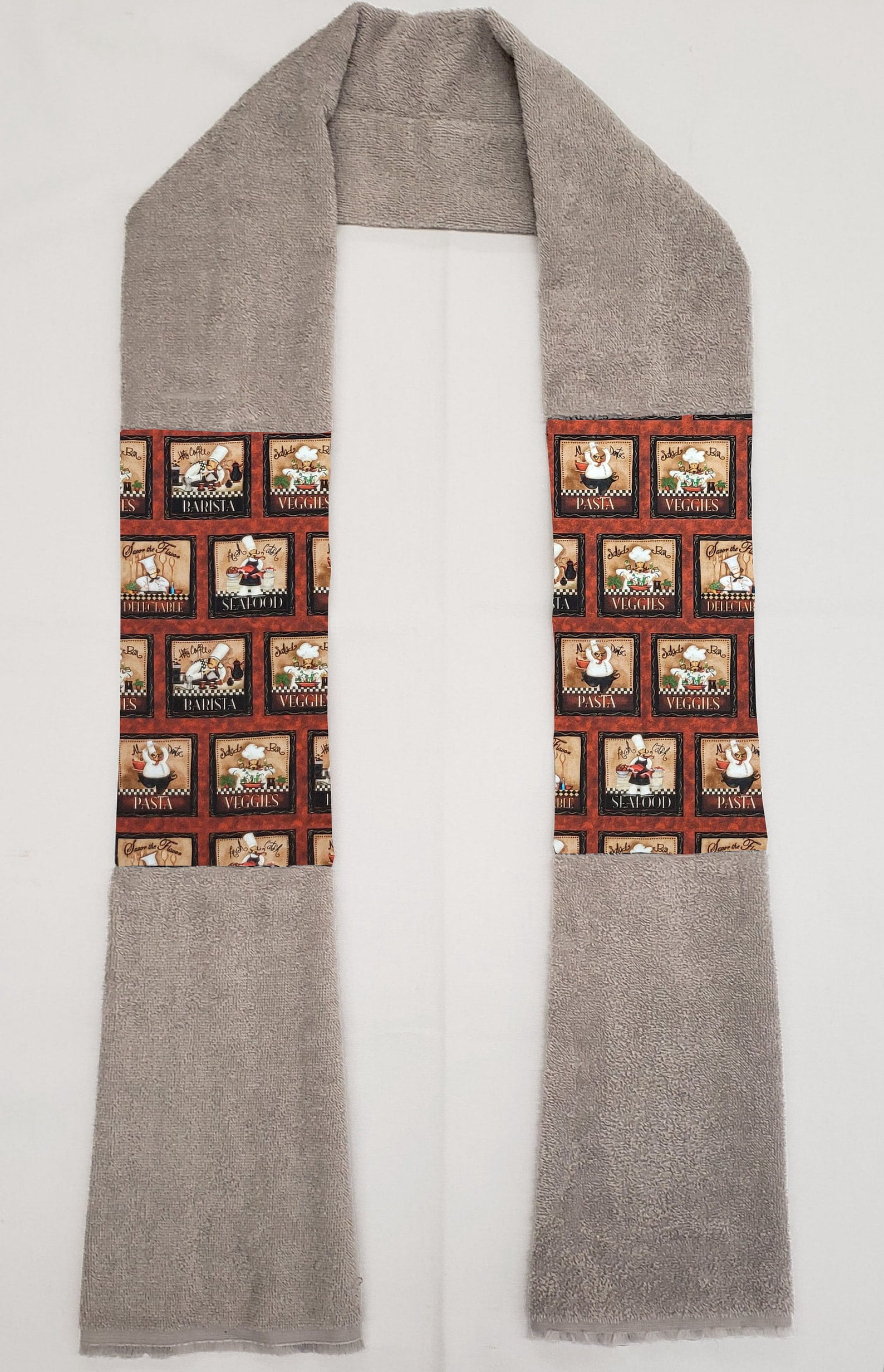 Fat Chefs Kitchen Towel Boa / Scarf by Penny's Needful Things (Towel ...