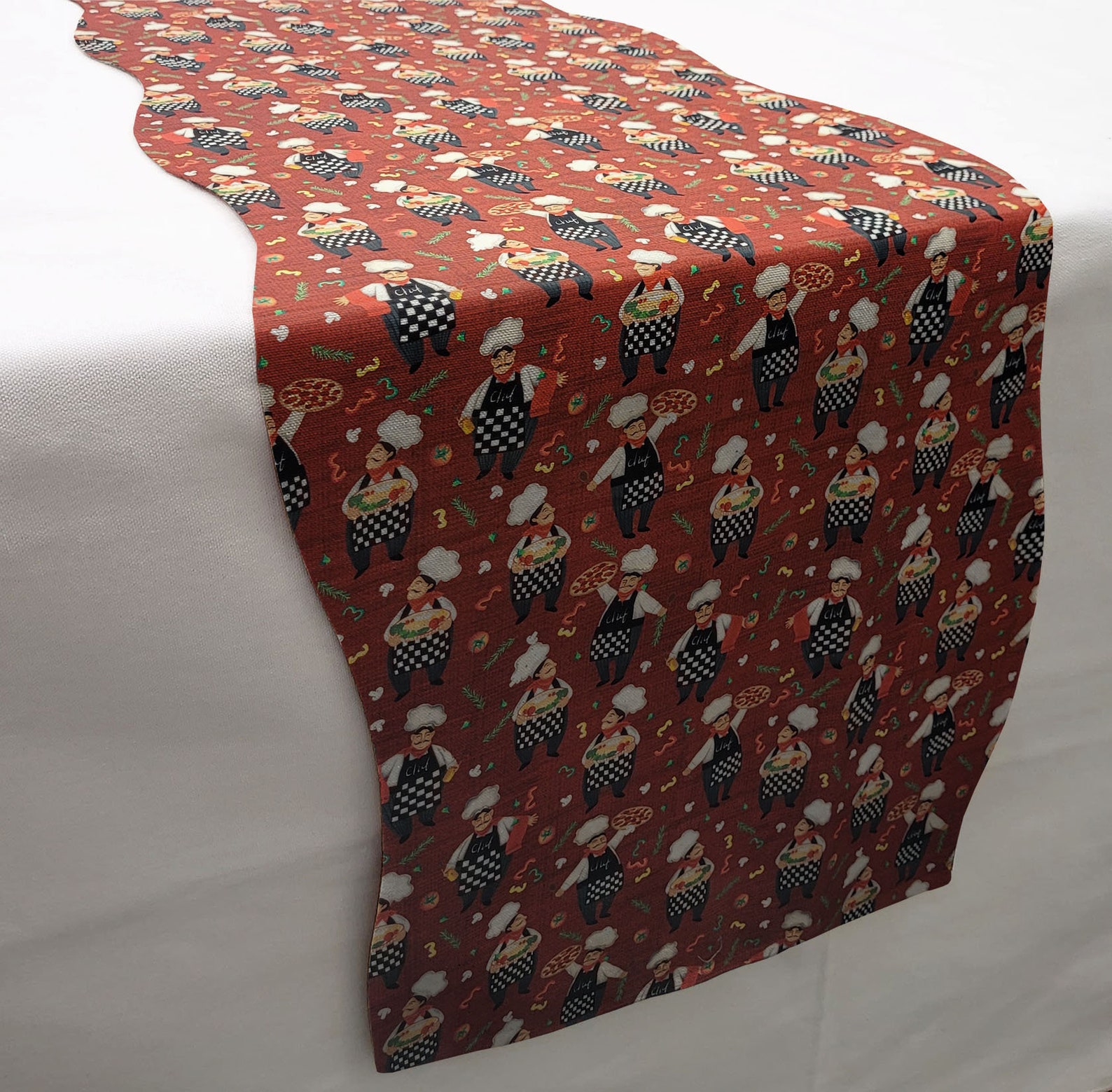 Fat Chefs Table Runner by Penny's Needful Things (3 Feet Long ...