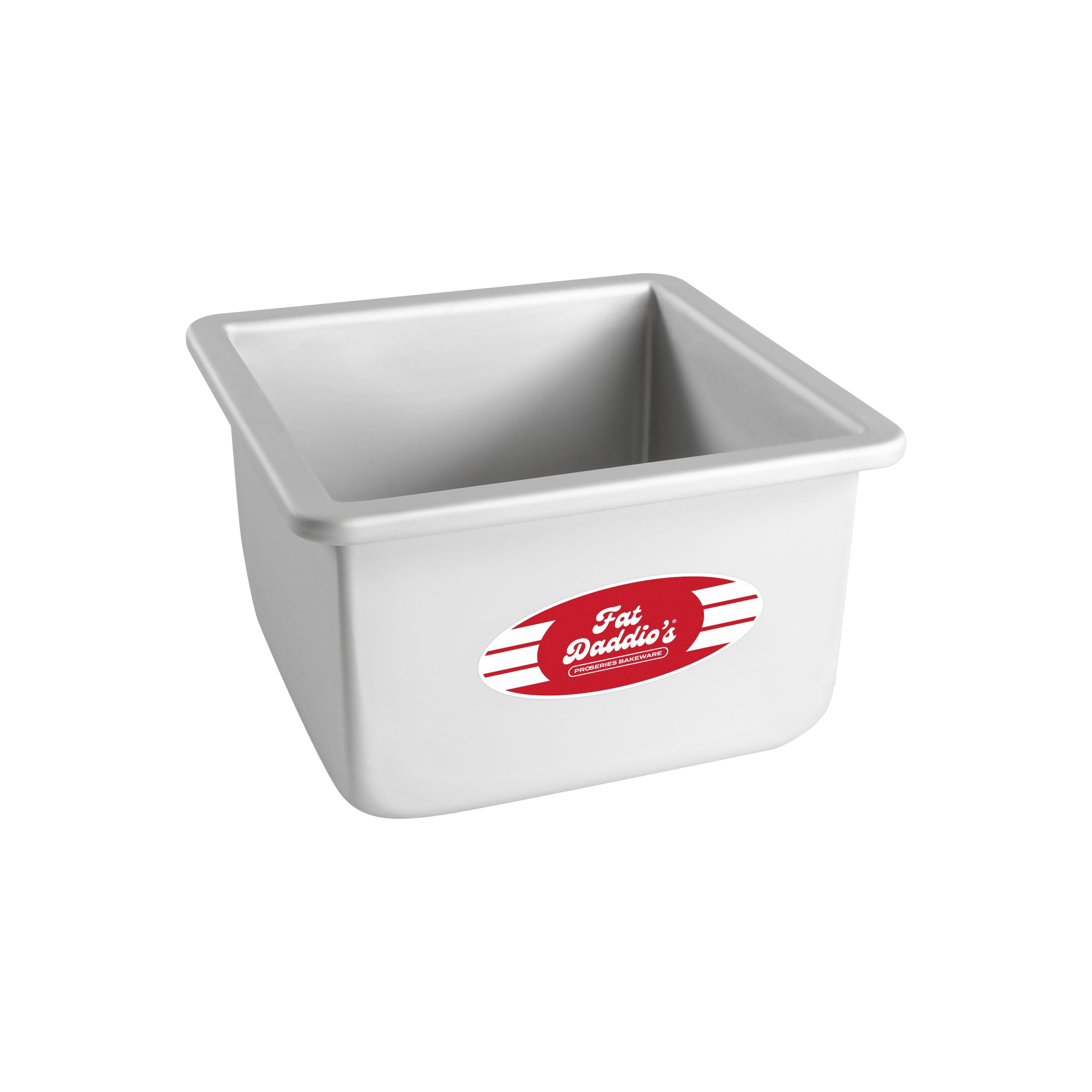 Fat Daddio's PSQ-664 Anodized Aluminum Square Cake Pan, 6 x 4 Inch ...