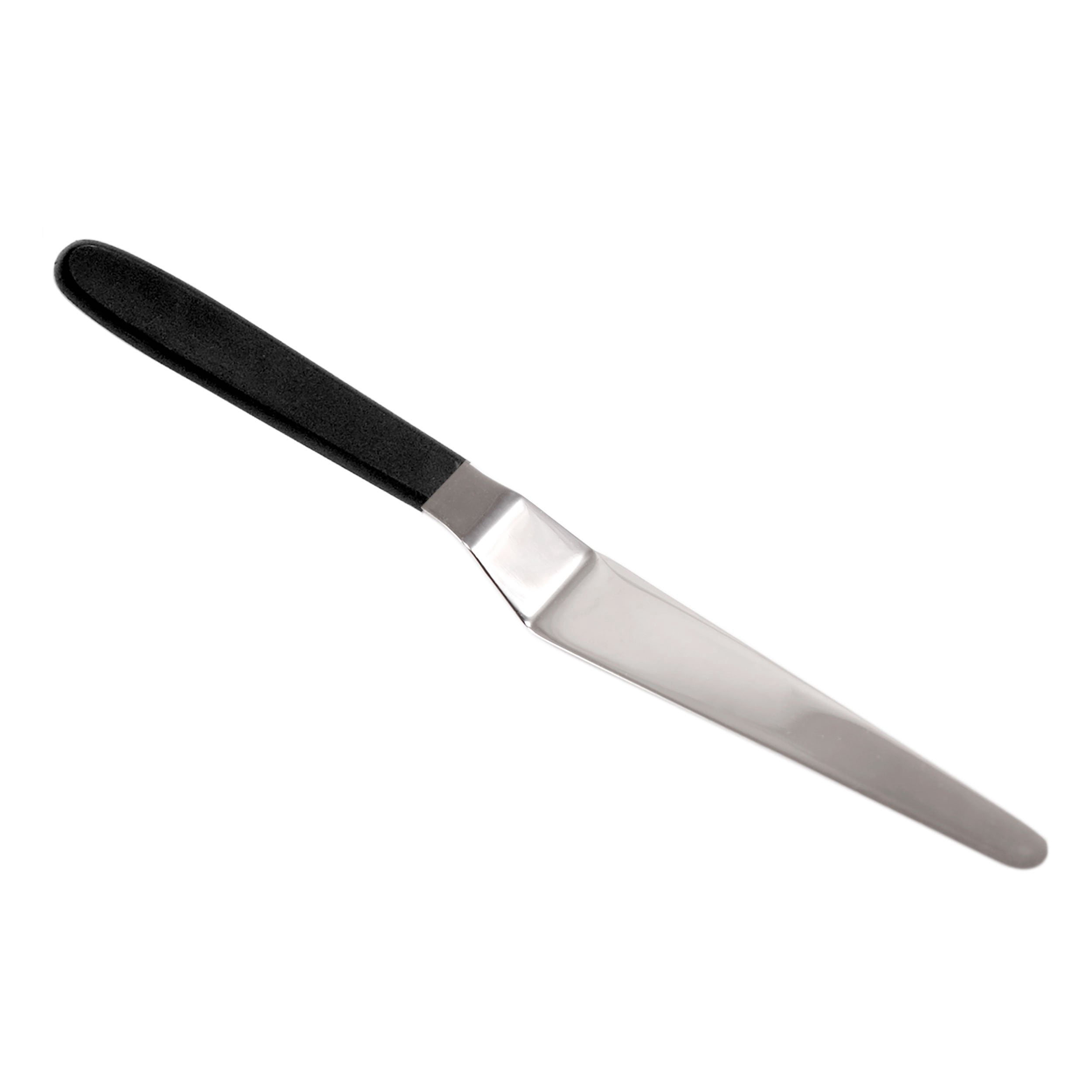 Fat Daddio's SPAT-TPROS Stainless Steel Offset Spatula, 5 Inch, Black ...