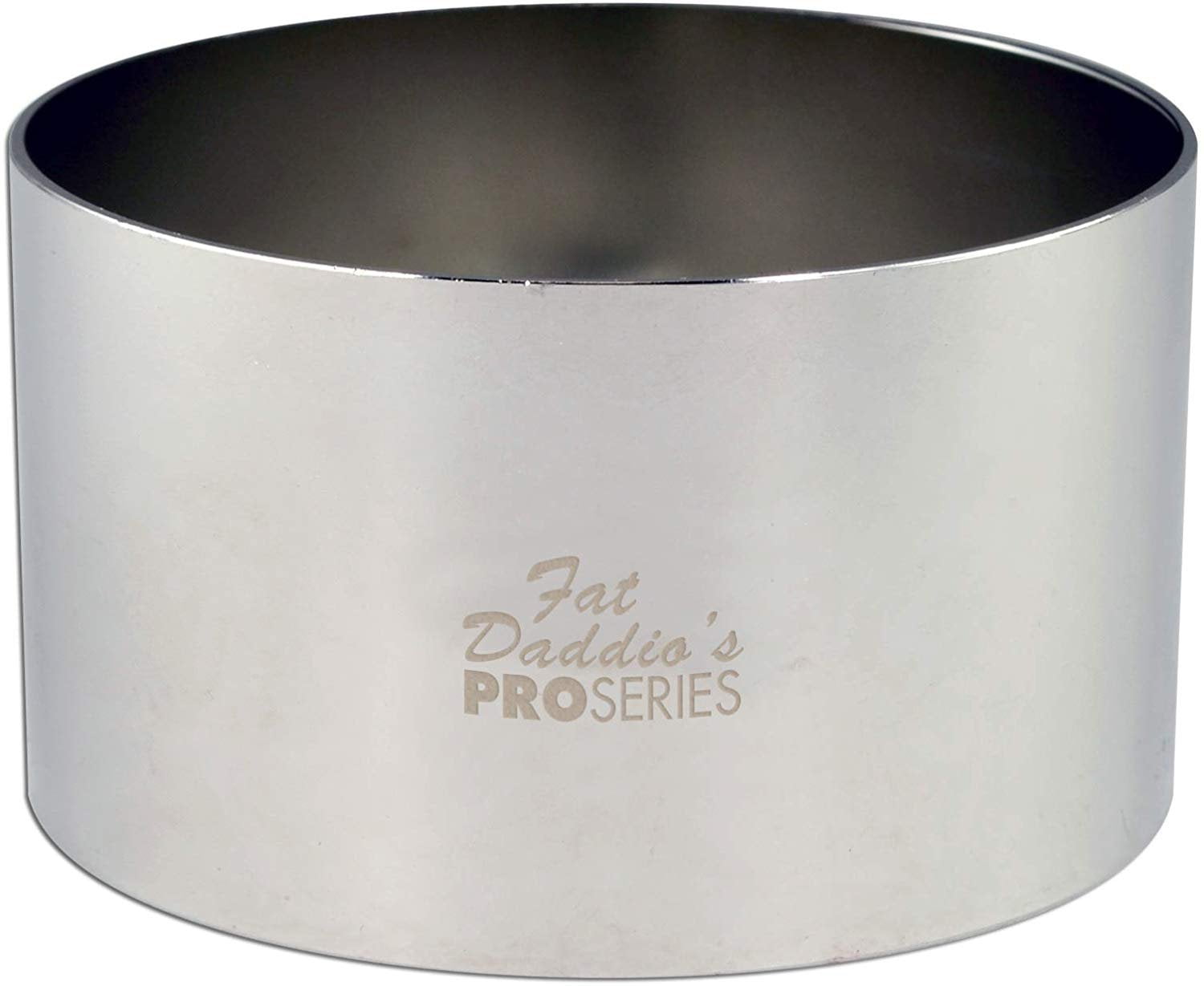 Fat Daddio's Stainless Steel Round Cake and Pastry Ring, 3 Inch x 1.75 ...