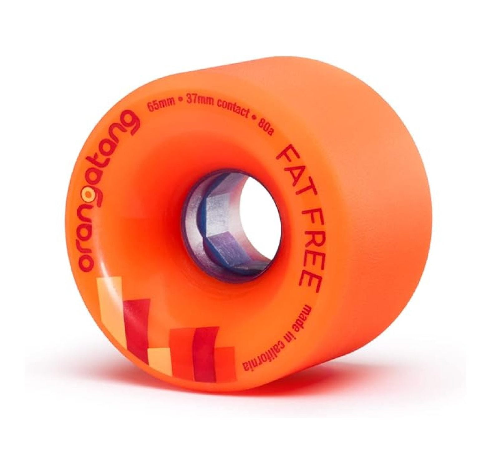 Fat Free 65 mm Freeride Longboard Skateboard Wheels (Set of 4 ...