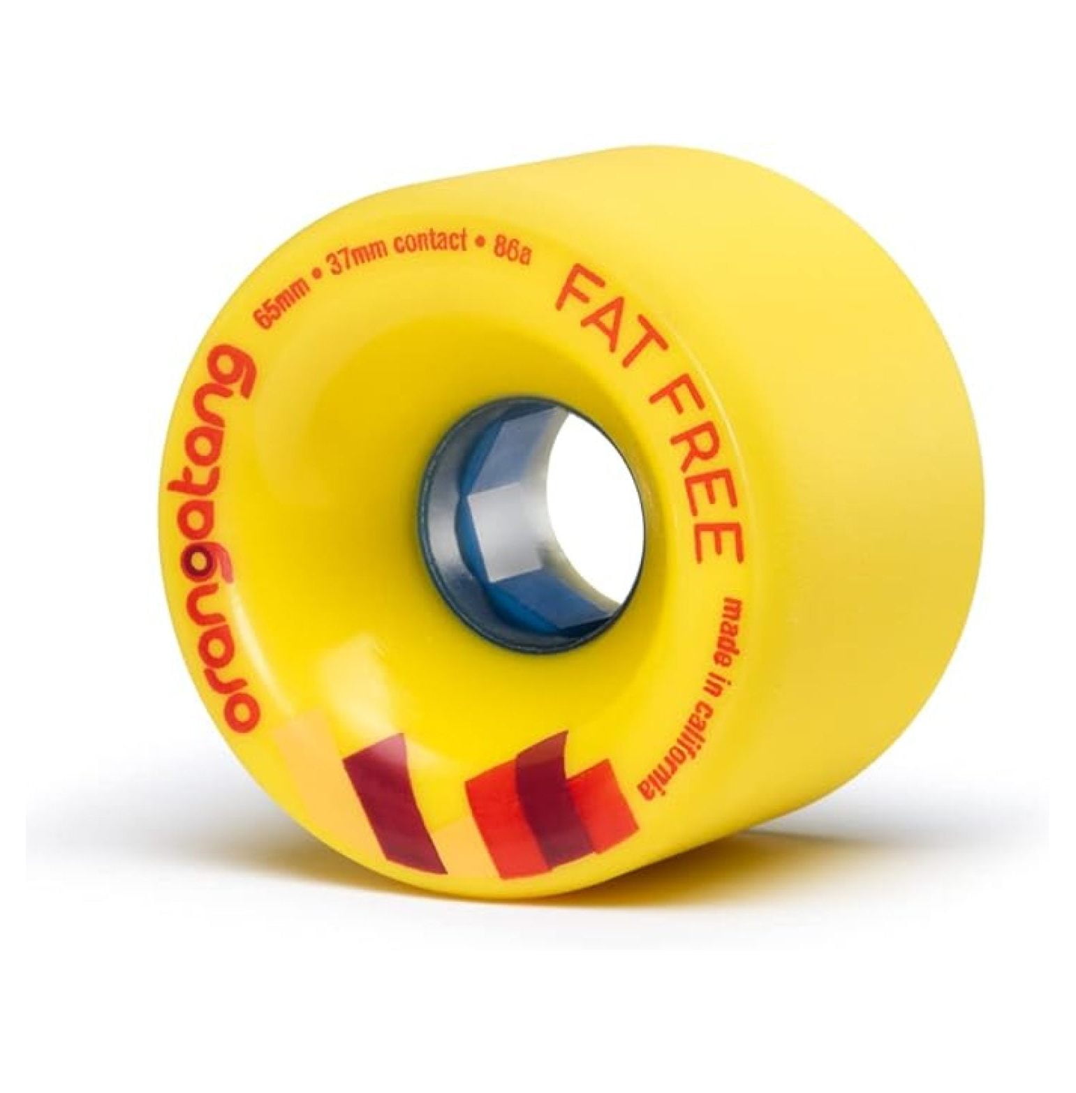 Fat Free 65 mm Freeride Longboard Skateboard Wheels (Set of 4 ...