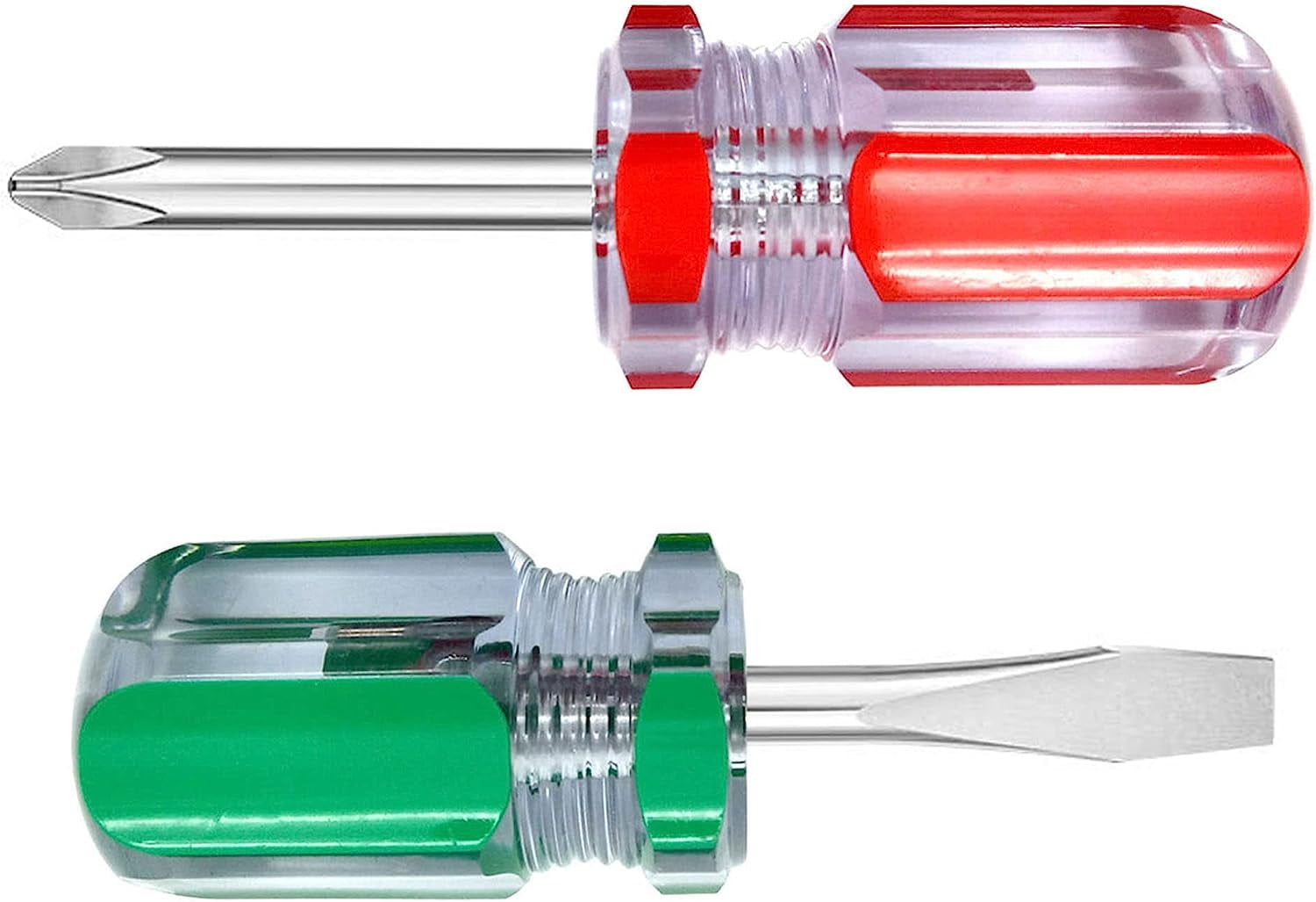 Fat Head Screwdriver Slotted Phillips Screwdriver - Stubby Screwdriver ...