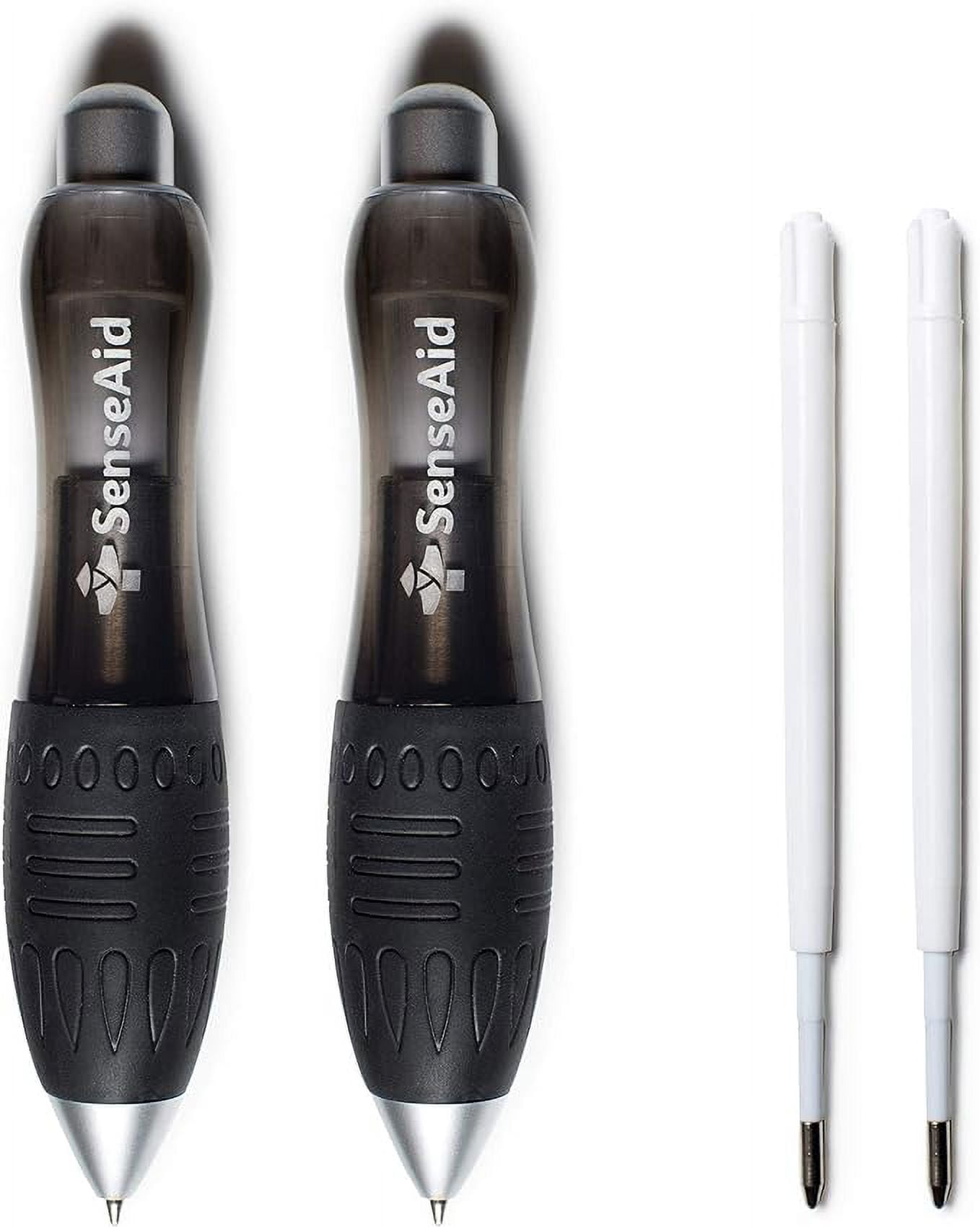 Fat Heavy Weighted Pens | Set of Two Super Big Pens Including TWO BONUS ...