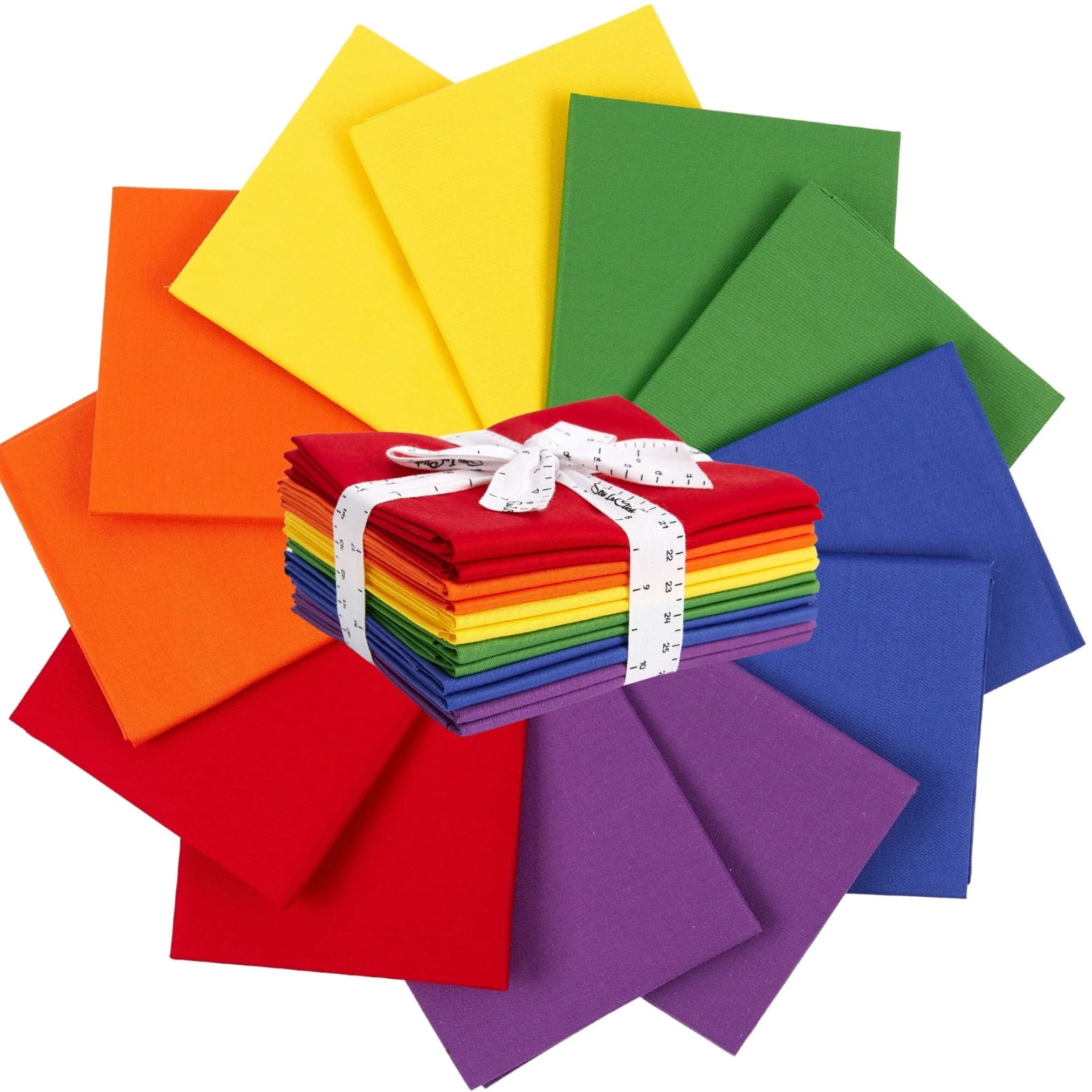 Fat Quarter Bundle -100% Cotton | Pure Solids | Pride Flag Classic ...