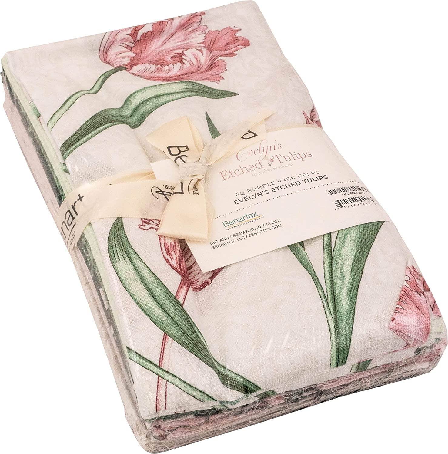 Fat Quarter Bundle Pack - Evelyn's Etched Tulips by Jackie Robinson for ...