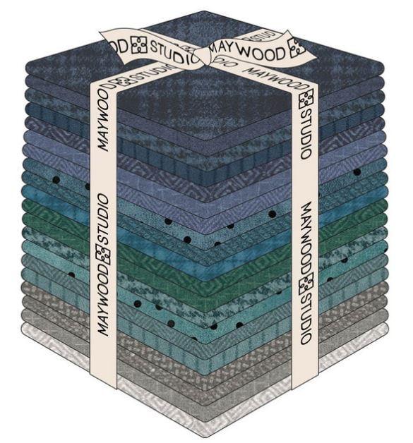 Fat Quarter Bundle - Woolies Flannel by Bonnie Sullivan Stormy Seas 20 ...