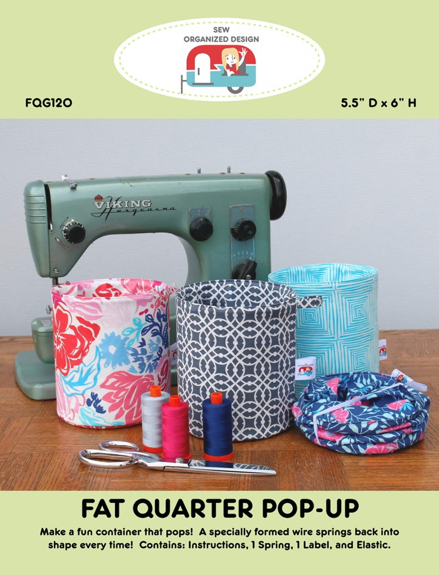 Fat Quarter Pop-Up Pattern by Joanne Hillestad for Sew Organized Design - Walmart.com