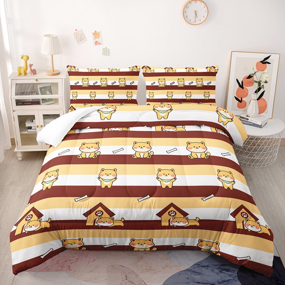 Fat Quilt Cartoon Cute Pet Double Quilt Feather Silk Cotton Digital ...