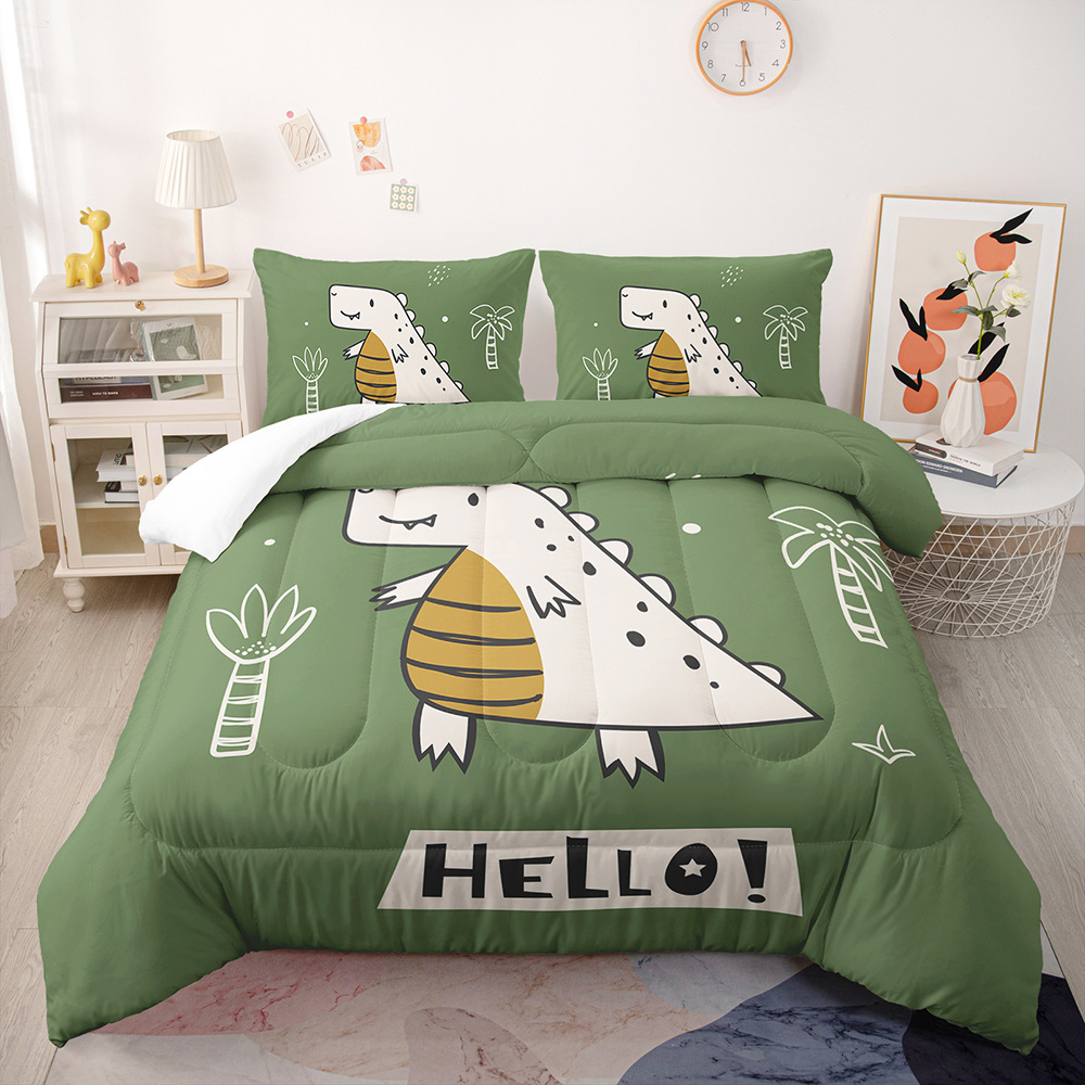 Fat Quilt Core Forest Animal Double Quilt Summer Quilt Feather Silk ...
