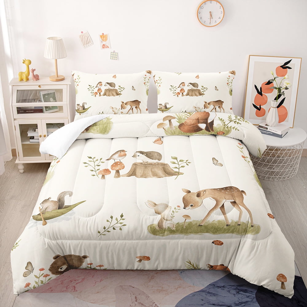 Fat Quilt Core Forest Animal Double Quilt Summer Quilt Feather Silk ...