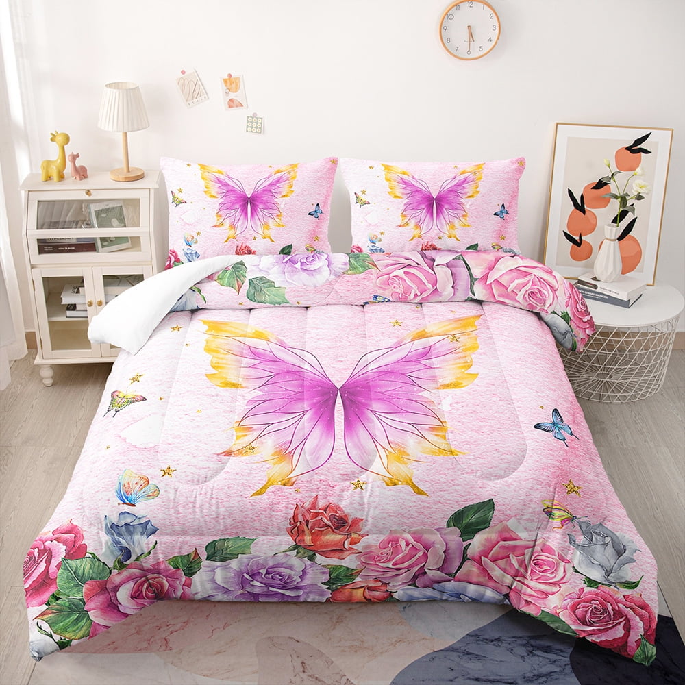 Fat Quilt Gradient Butterfly Ins Wind Feather Silk Cotton Quilt Core ...