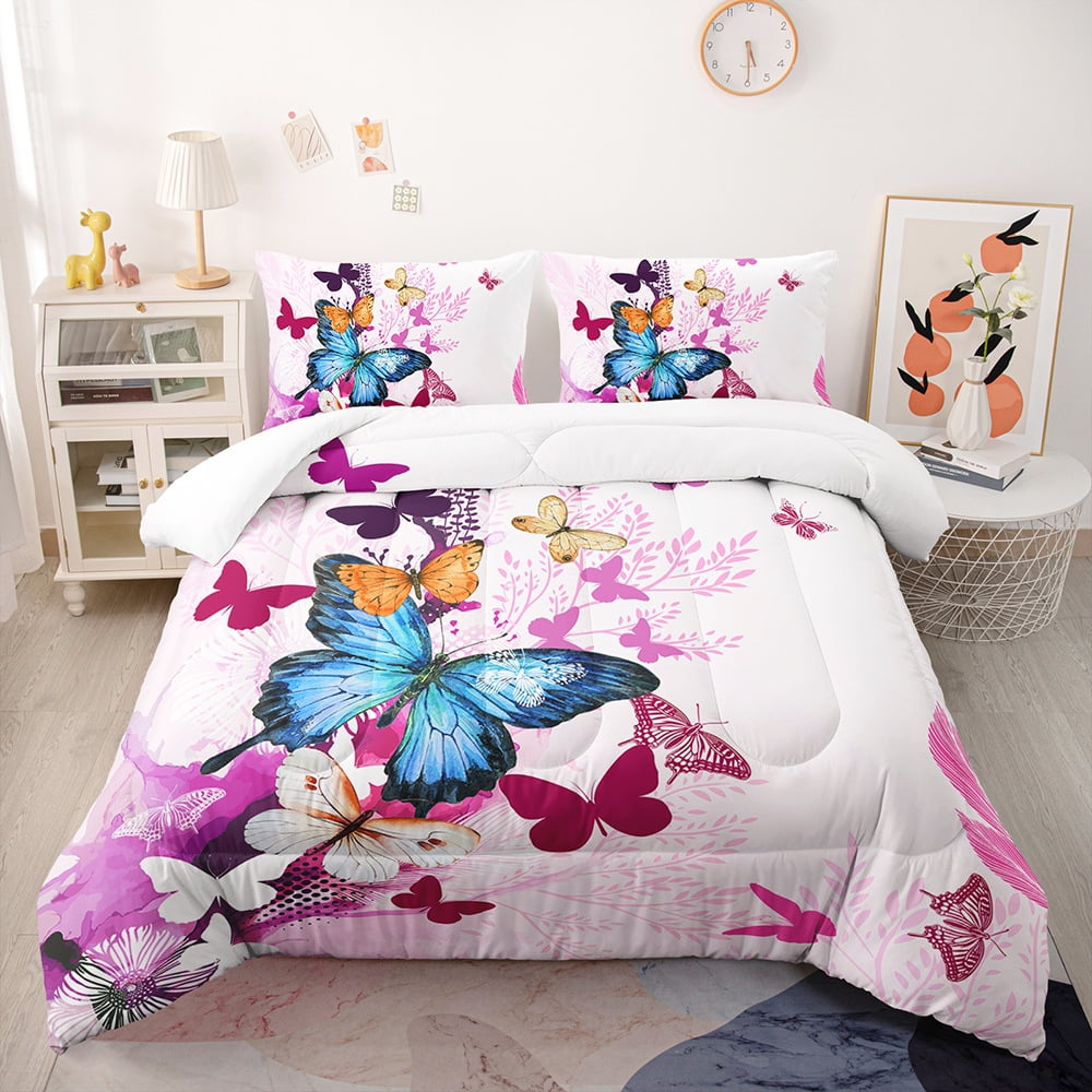 Fat Quilt Insect Butterfly Quilt Double Bed Summer Quilt Feather Silk ...
