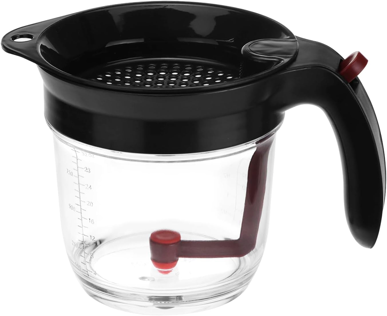 Fat Separator, 4 Cups / 1000 ml Grease Separator with Bottom Release ...