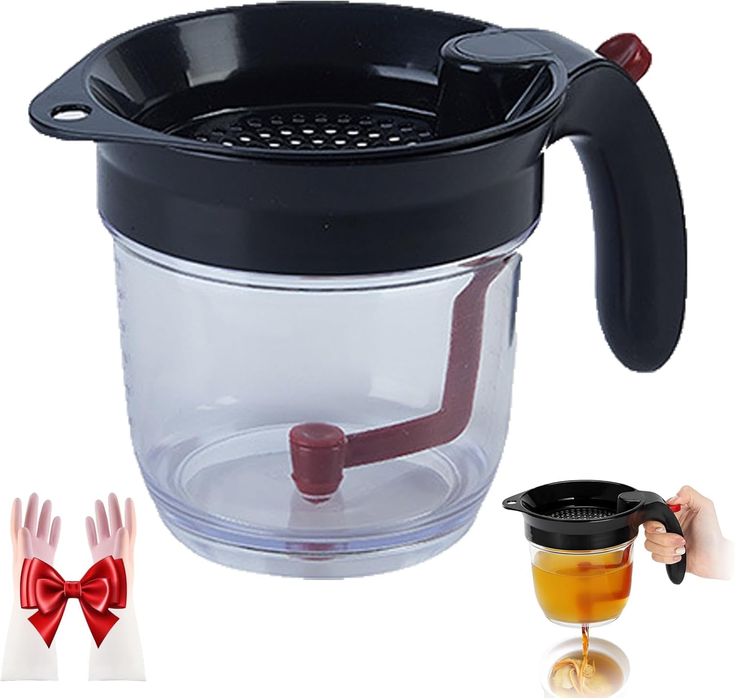 Fat Separator With Bottom Release, Gravy Separator & Fat Seperator Cup ...