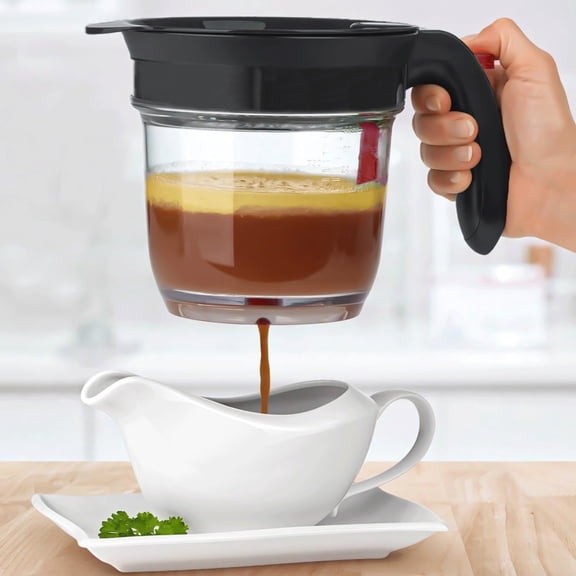 Fat Separator with Bottom Release Separator, Cooking With Strainer ...