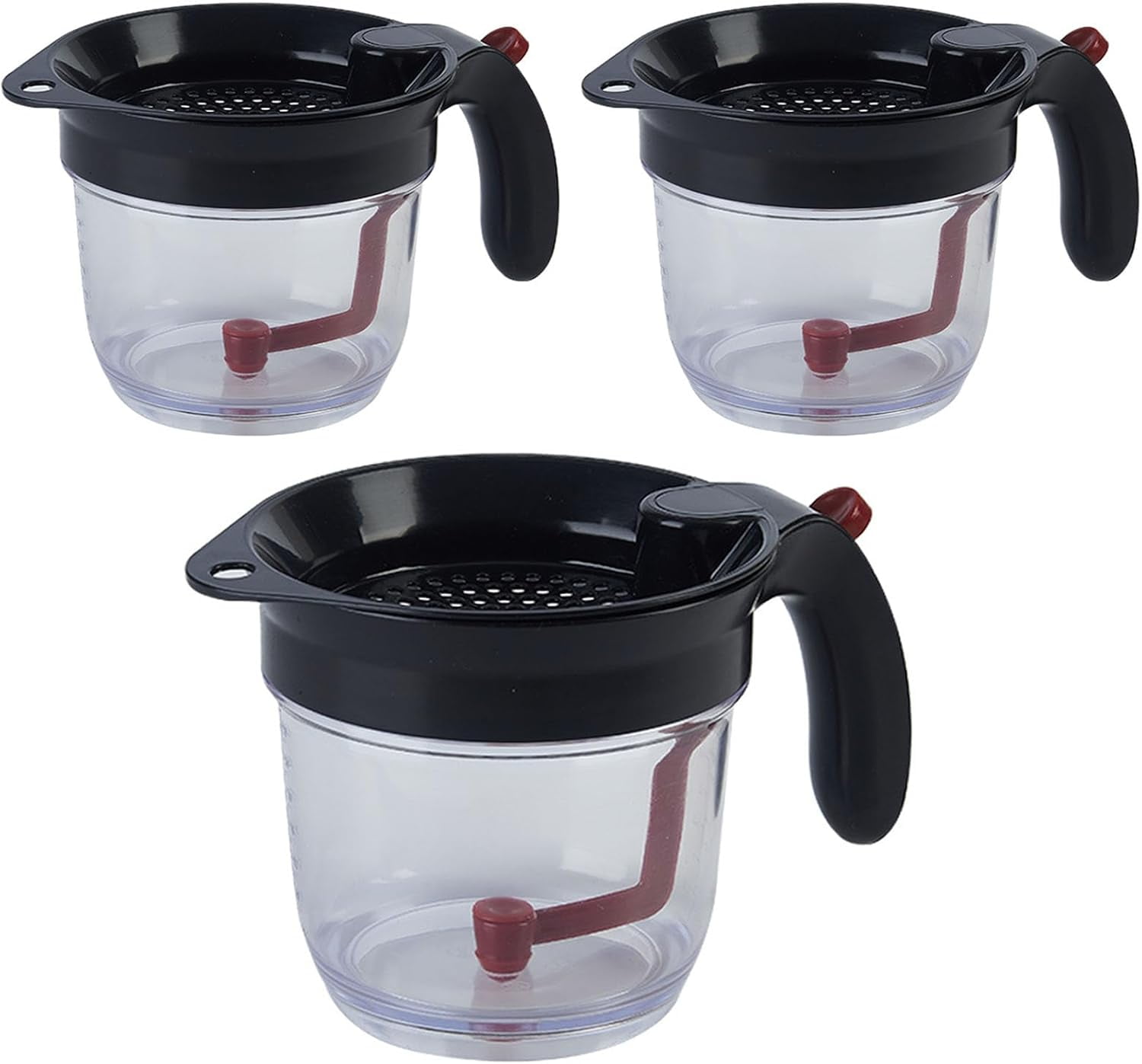 Fat Separator with Bottom Release – Clear Glass Gravy Separator with ...