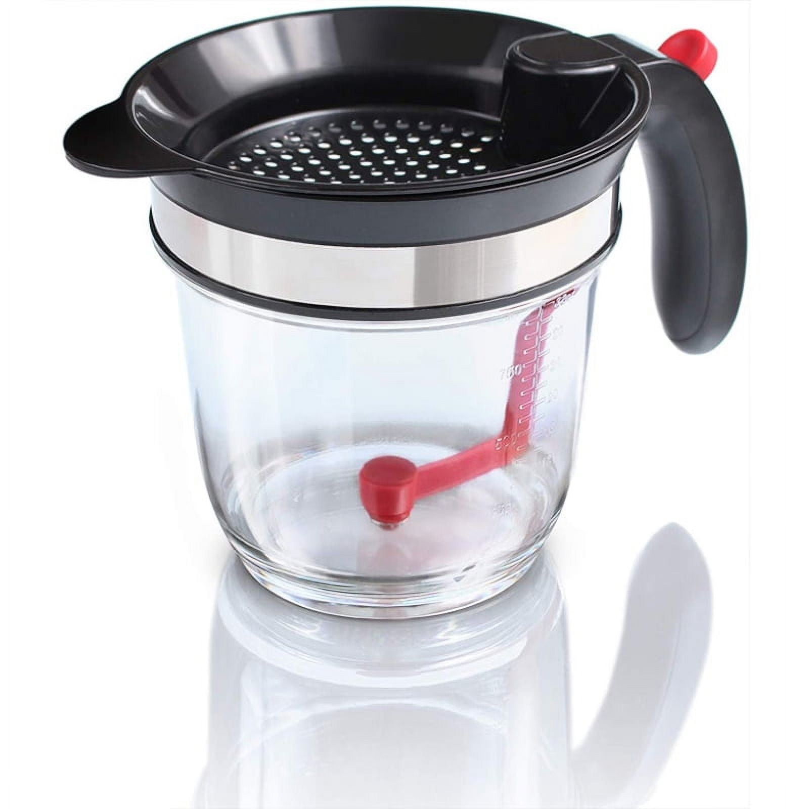 Fat Separator with Bottom Release/Gravy Separator Cup Strainer ...
