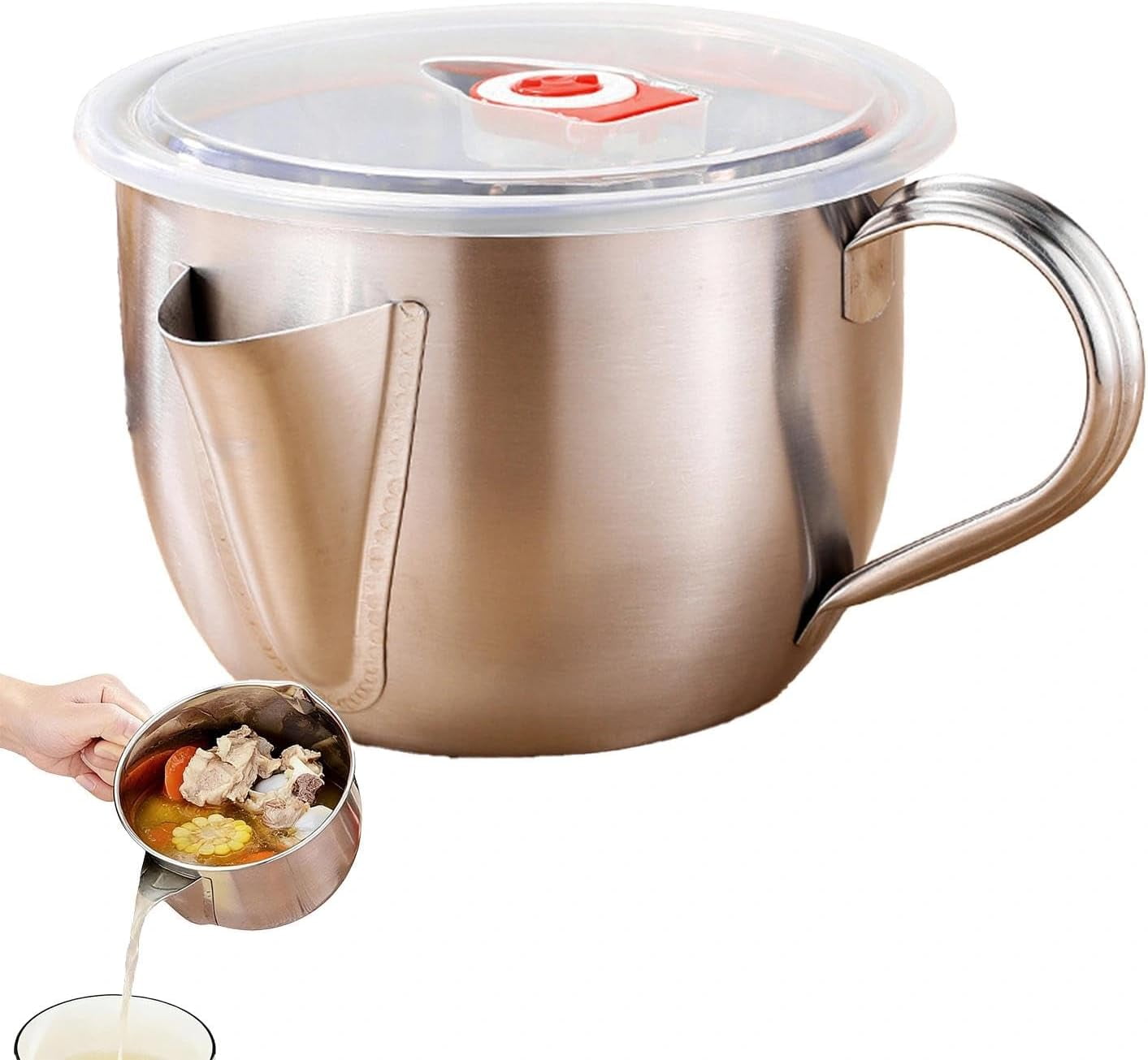 Fat Separator with Dual Spout Design, Gravy Separator & Fat Separators ...