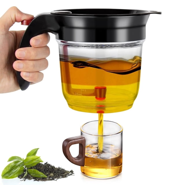 Fat Separator with Strainer and Bottom Release 33 oz Gravy Grease ...