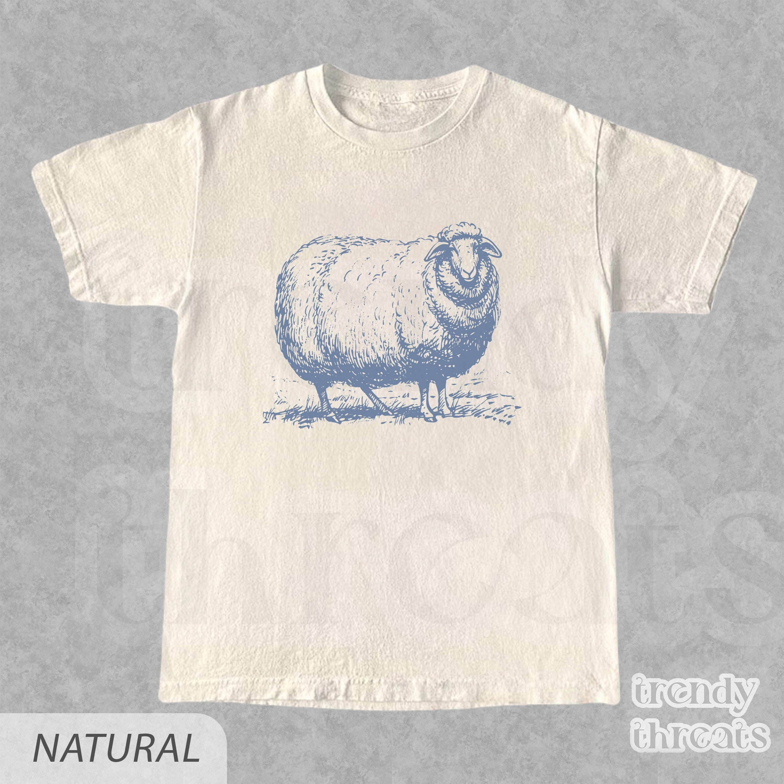 Fat Sheep T-Shirt, Retro Unisex Tee, Funny Sheep Shirt, Meme Shirt, 90s ...