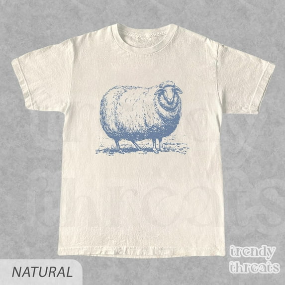 Fat Sheep T-Shirt, Retro Unisex Tee, Funny Sheep Shirt, Meme Shirt, 90s ...